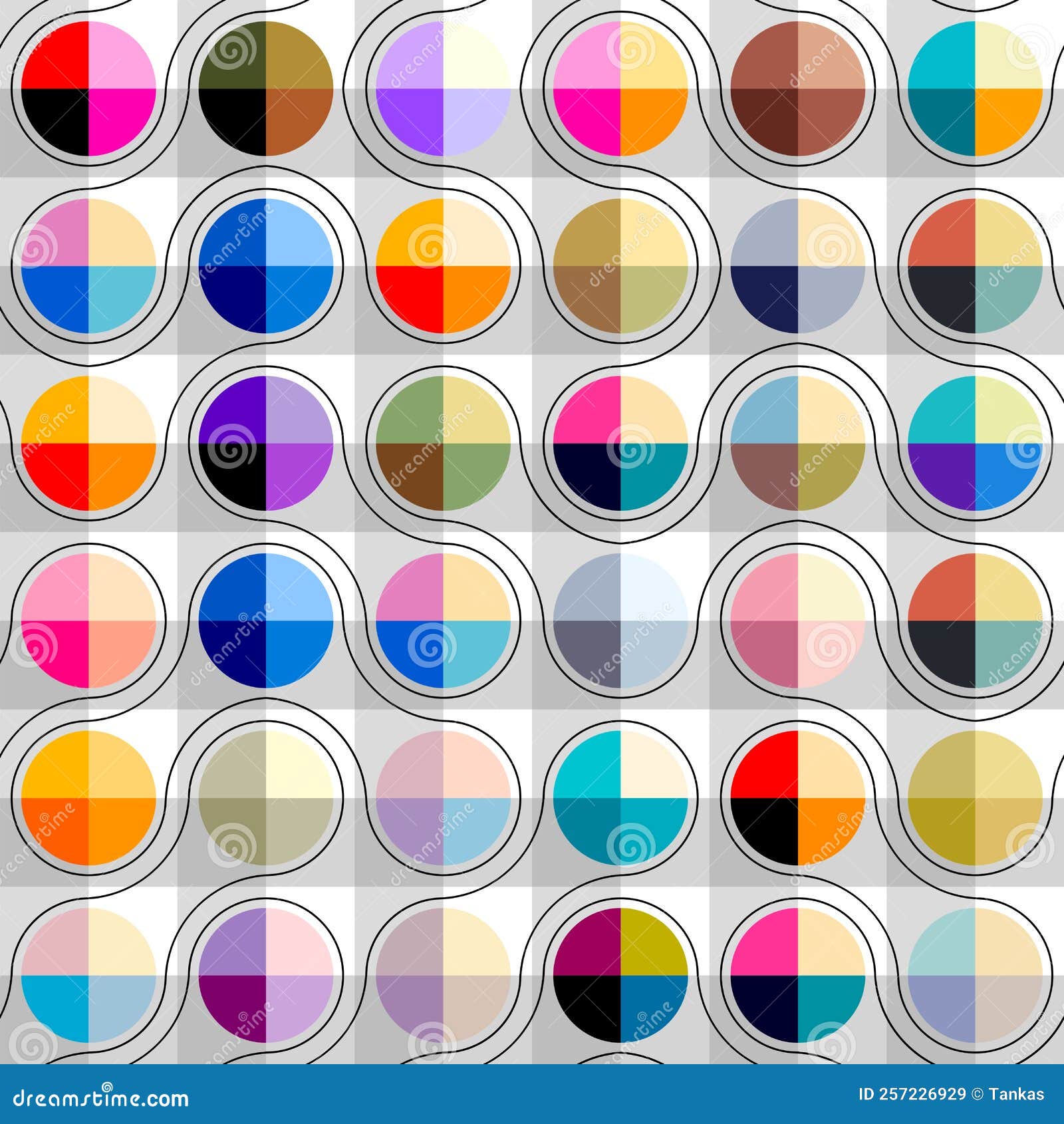 Geometric Abstract Pattern. Intersection Patchwork Plaid Style Stock ...