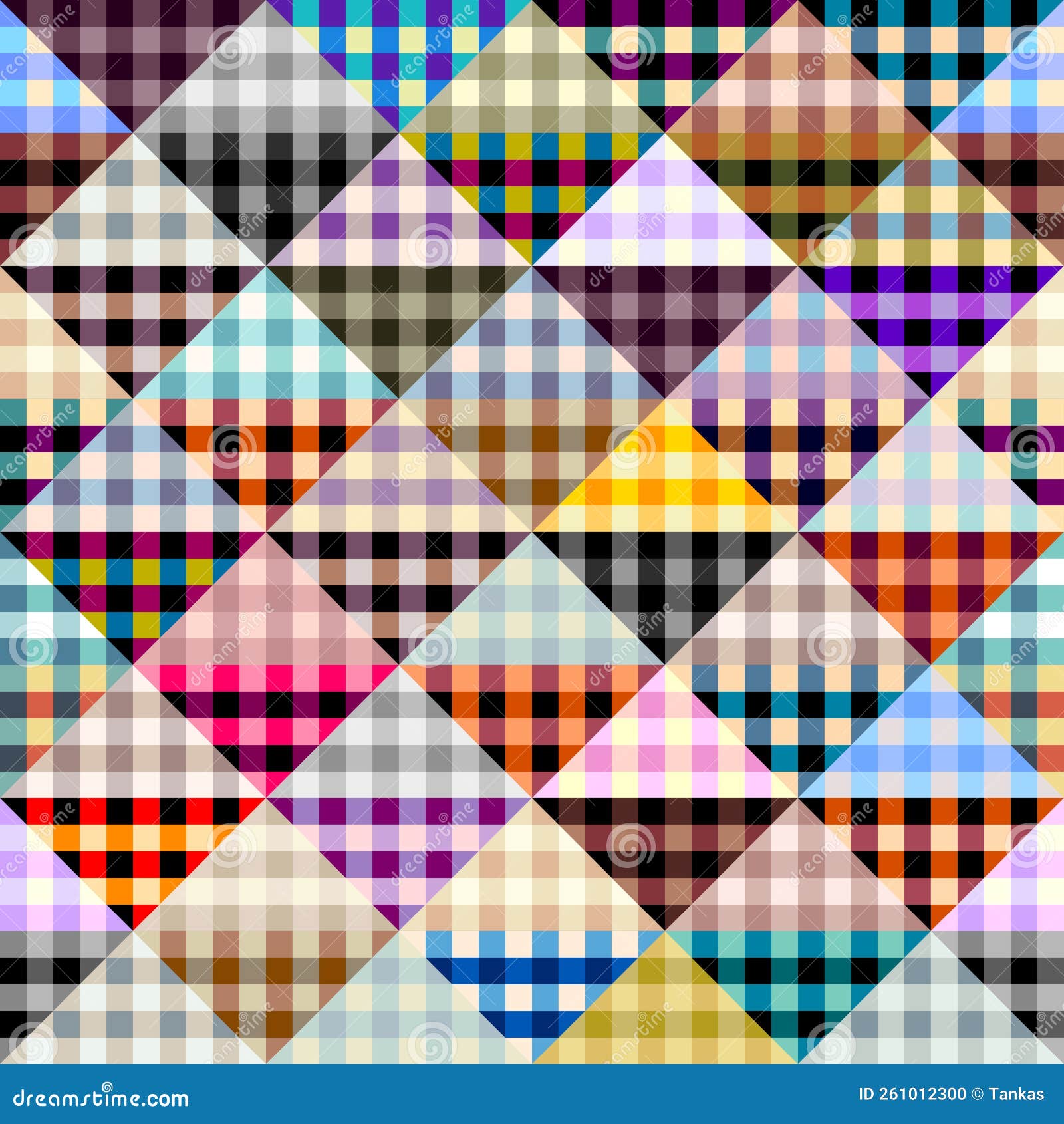 Geometric Abstract Pattern. Intersection Patchwork Plaid Style Stock ...