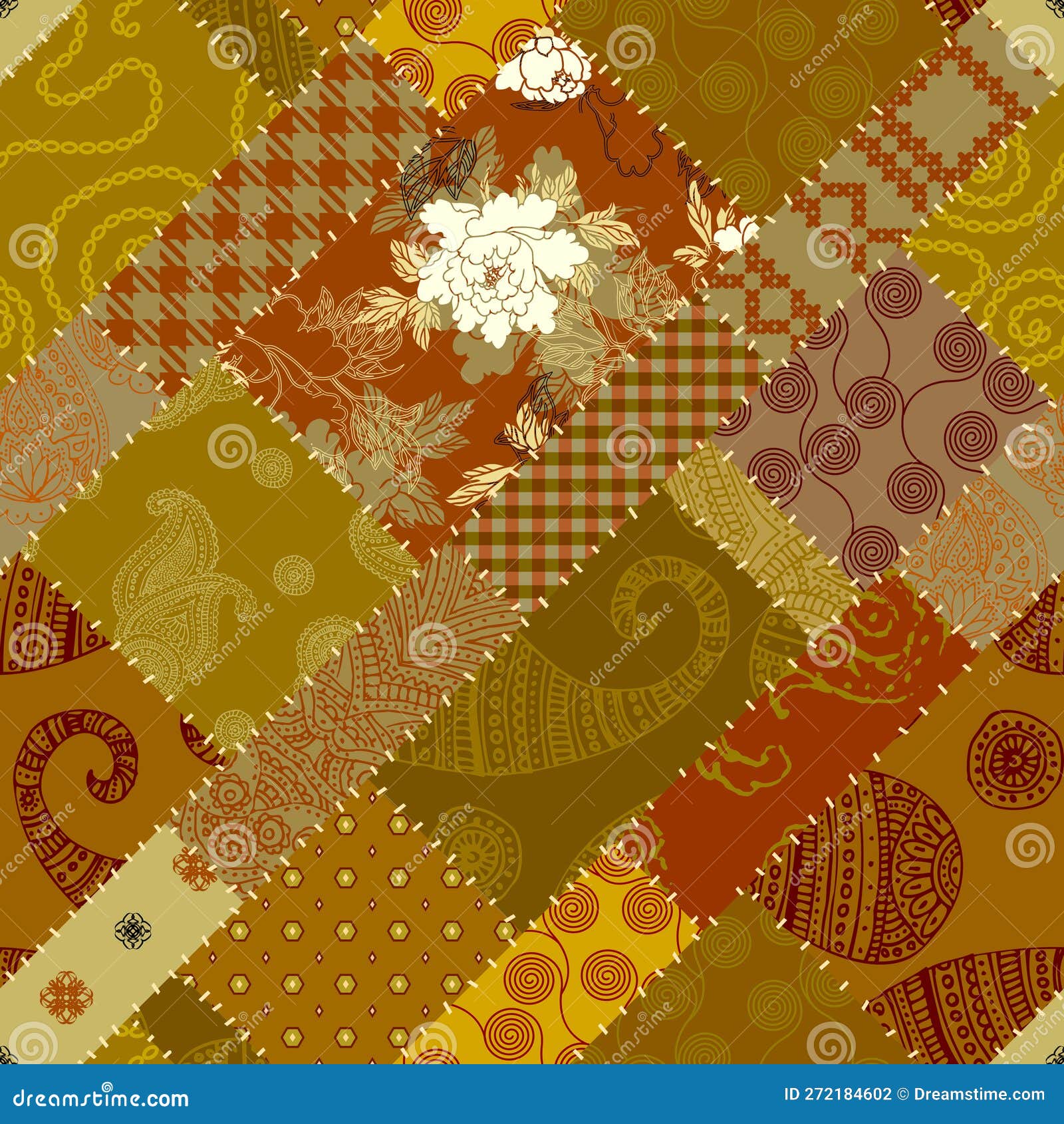 Geometric Abstract Pattern. Intersection Patchwork Plaid Style Stock Vector - Illustration of ...