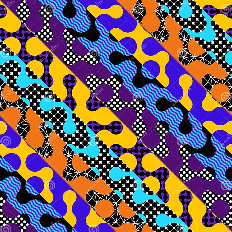 Geometric Abstract Pattern. Intersection Style Stock Vector ...