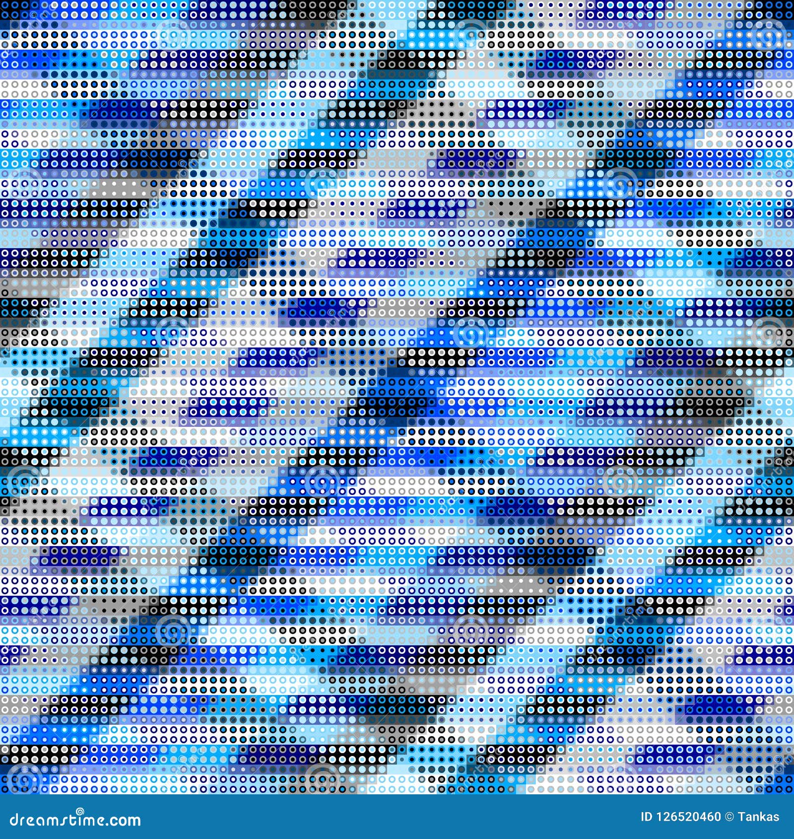 Geometric Abstract Pattern in Low Poly Pixel Art Style. Stock Vector ...