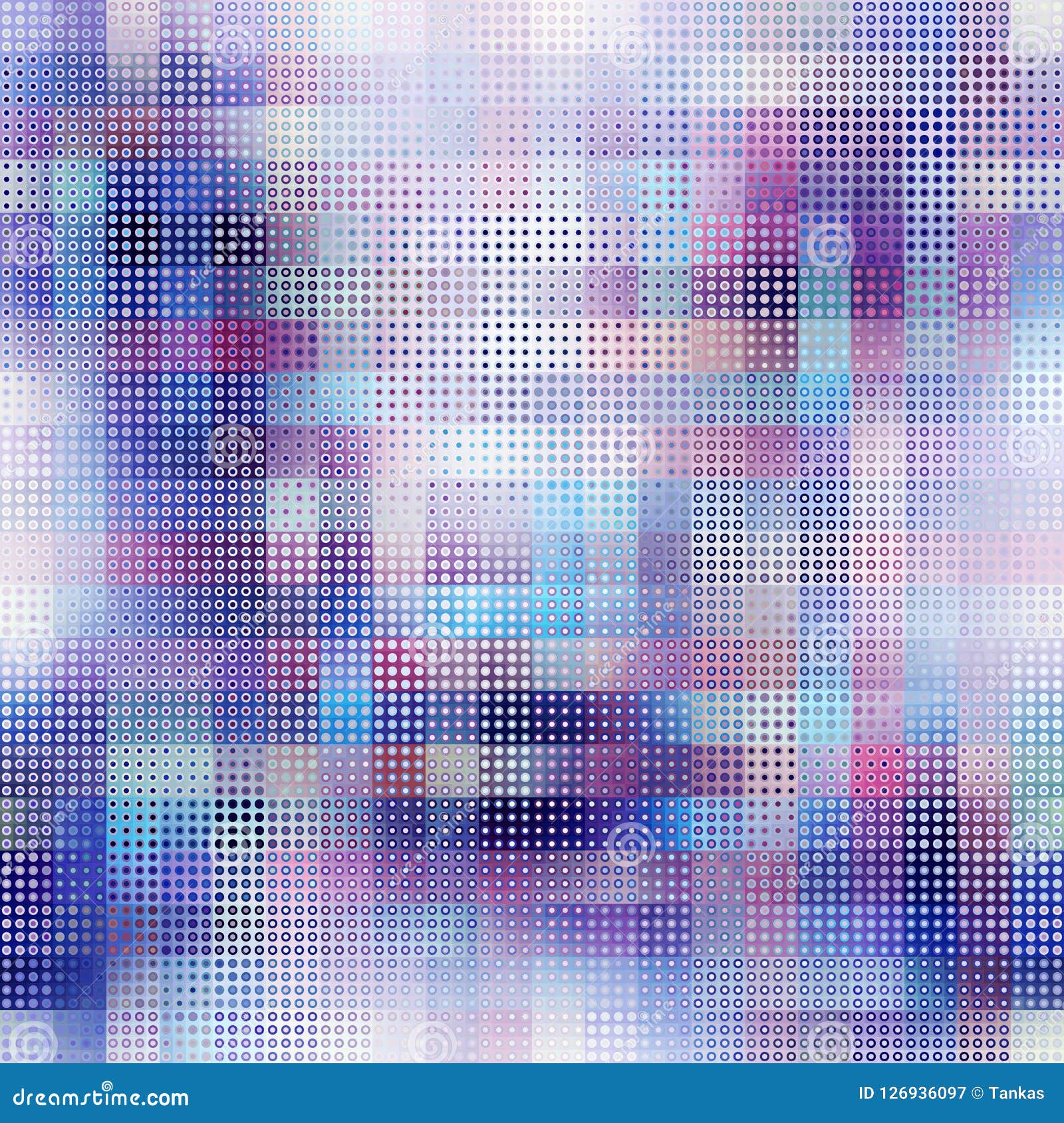 Geometric Abstract Pattern in Low Poly Pixel Art Style. Stock Vector ...