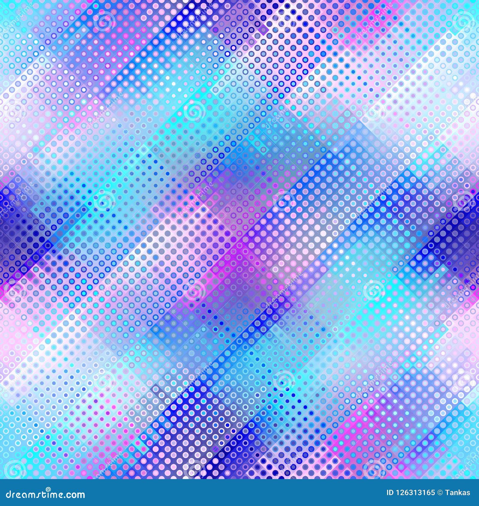 Geometric Abstract Pattern. Polka Dot Pattern on Low Poly Background ...