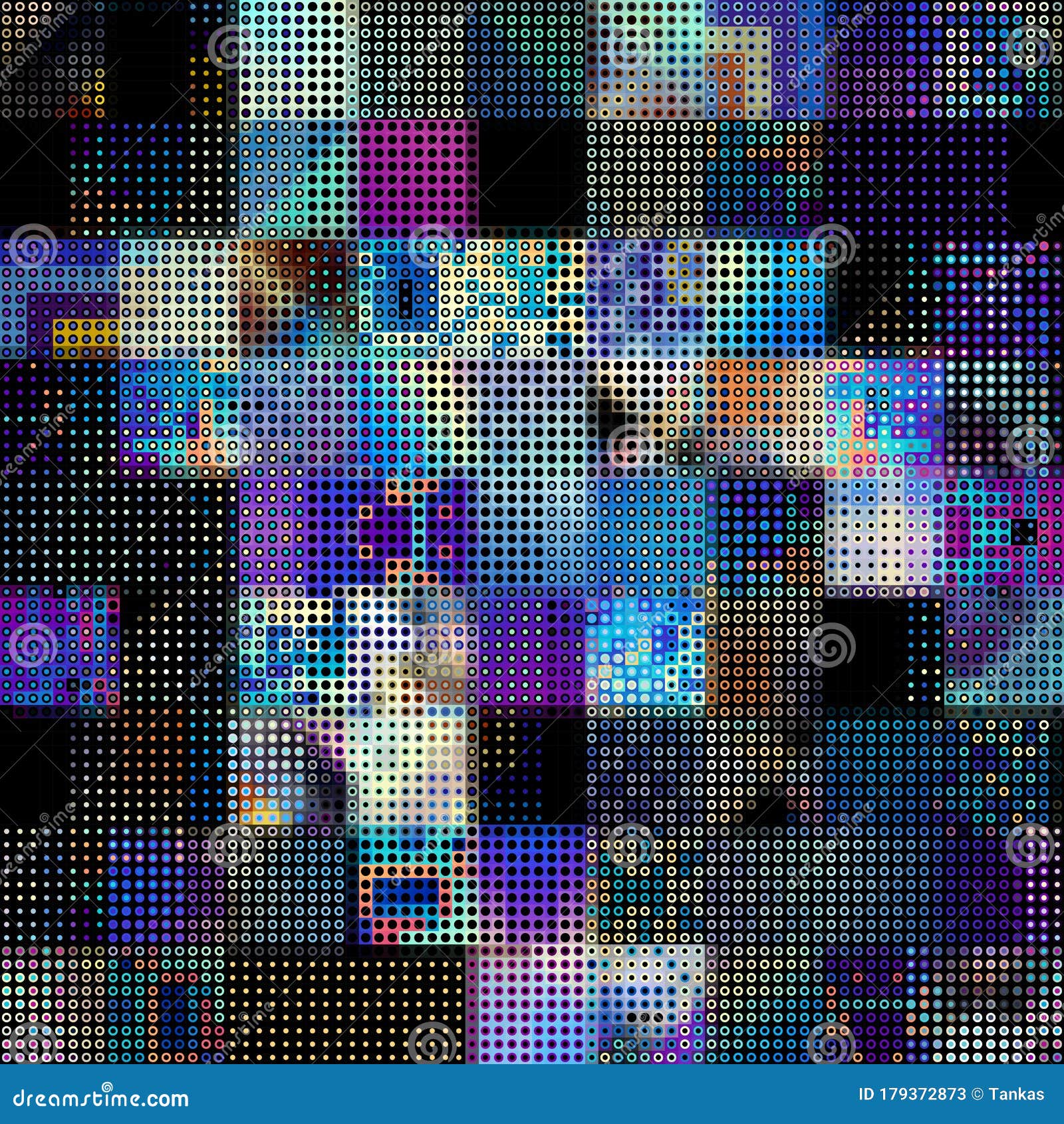 Geometric Abstract Pattern in Low Poly Style. Stock Vector ...