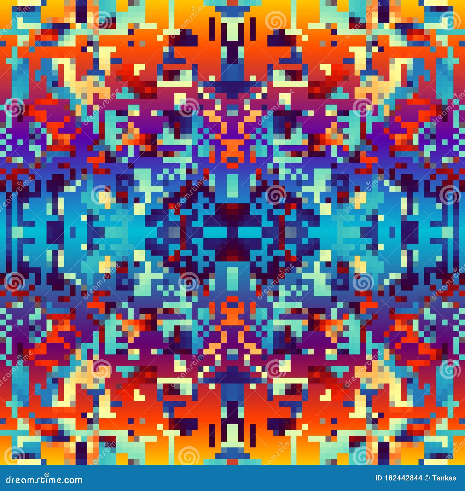 Geometric Abstract Pattern in Low Poly Style. Stock Vector ...