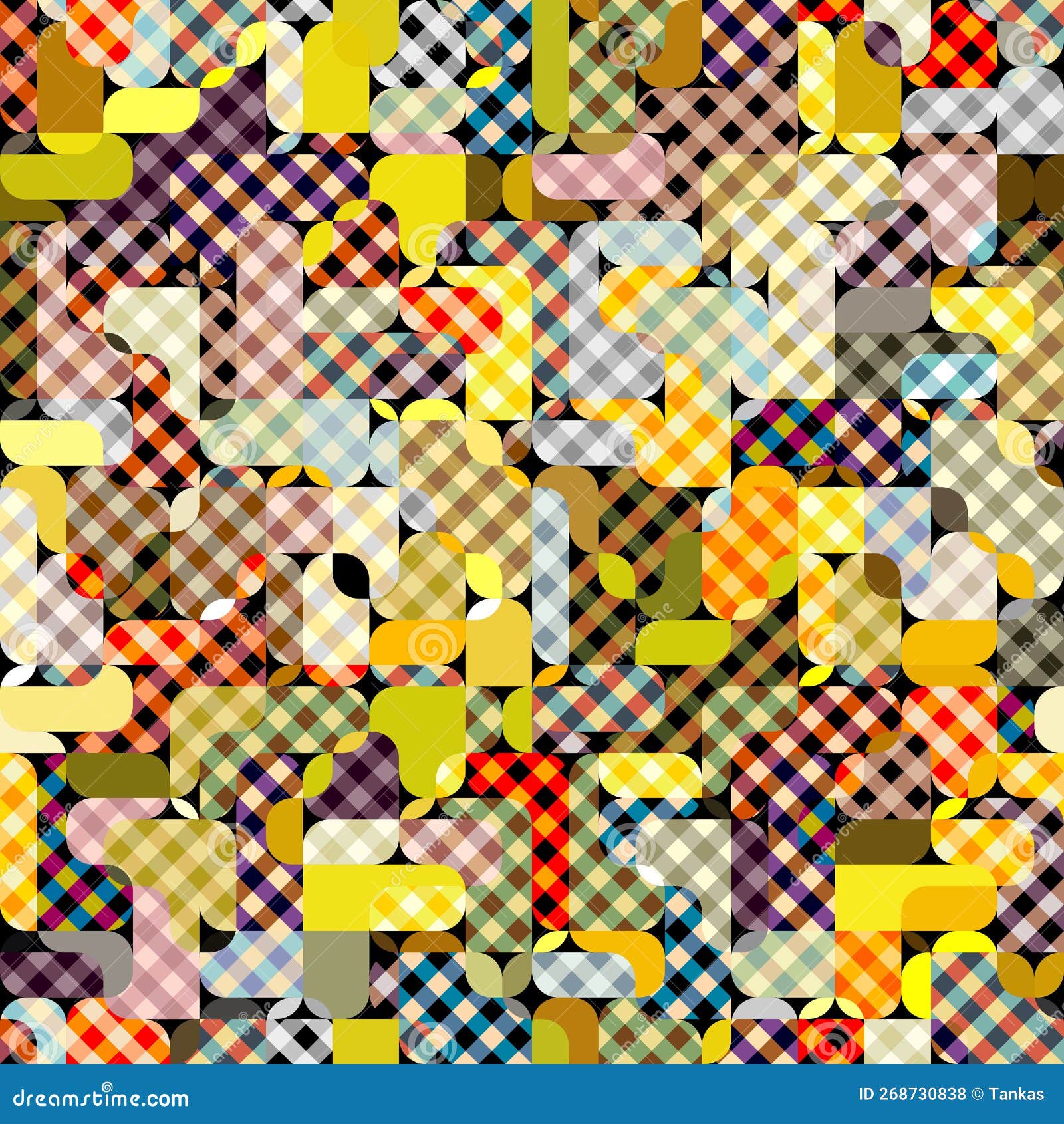Geometric Abstract Pattern in Low Poly Style. Stock Photo - Image of ...