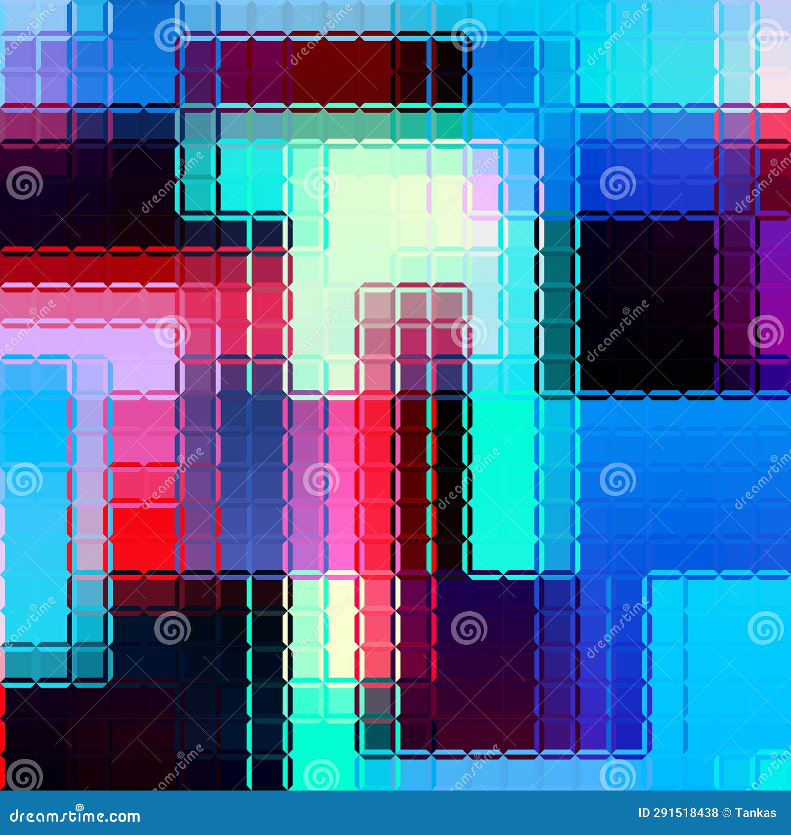 Geometric Abstract Pattern in Low Poly Style. Tileable Image. Small ...