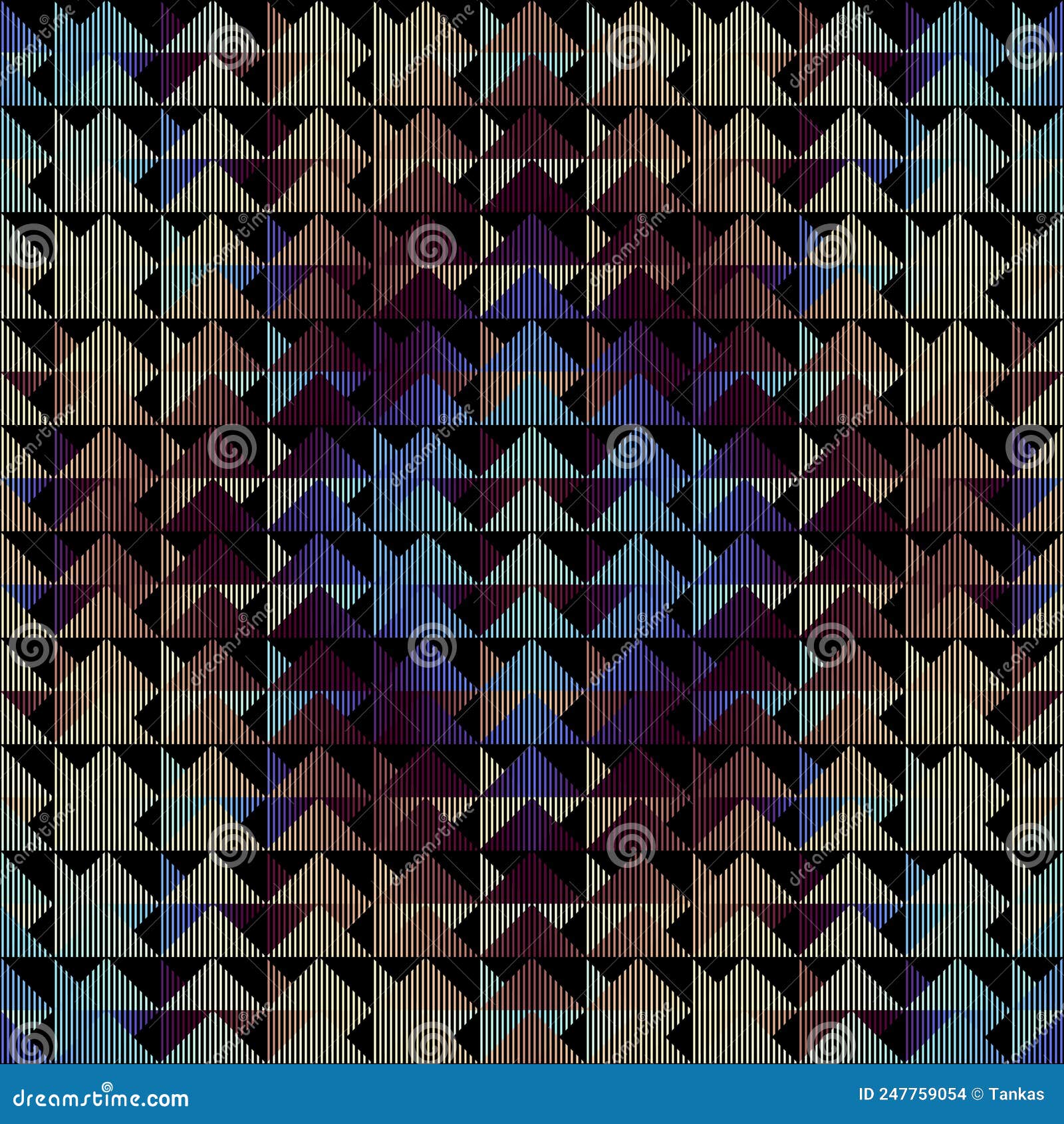 Geometric Abstract Pattern Moire Overlay Style. Abstract Square Texture ...