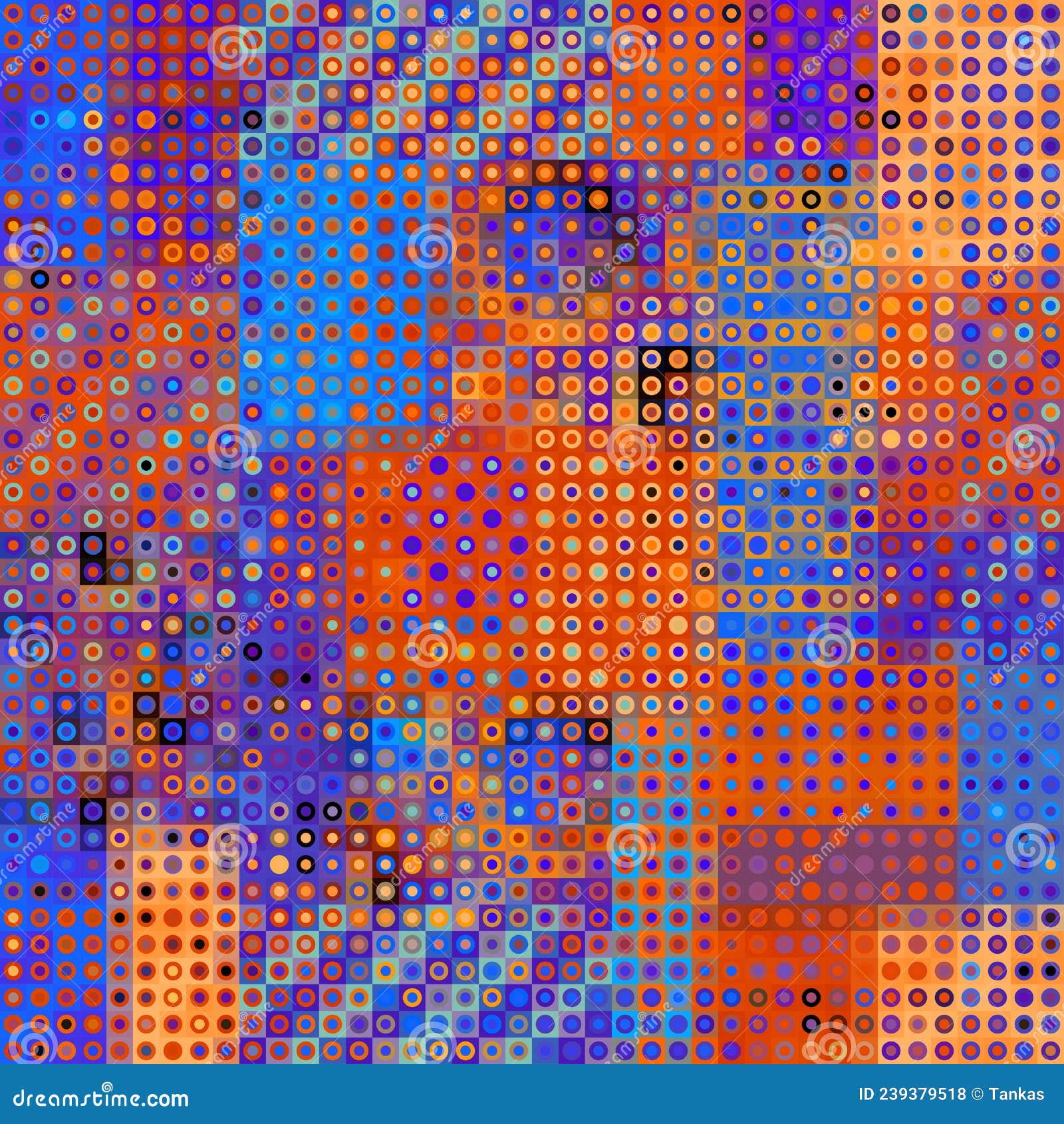 Geometric Abstract Pattern Moire Overlay Style. Abstract Square Texture ...