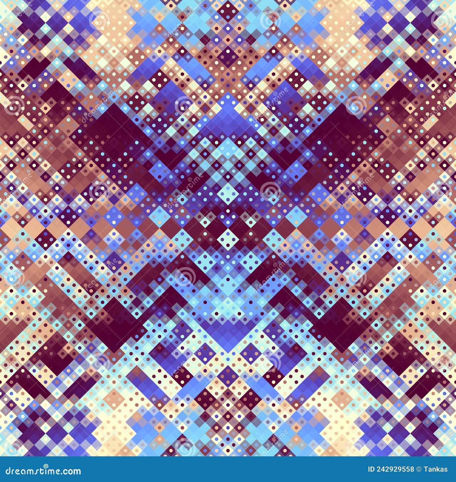 Geometric Abstract Pattern Moire Overlay Style. Abstract Square Texture ...