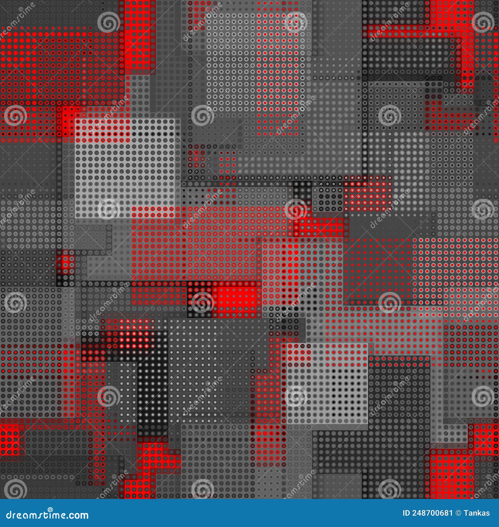 Geometric Abstract Pattern Moire Overlay Style. Abstract Square Texture ...