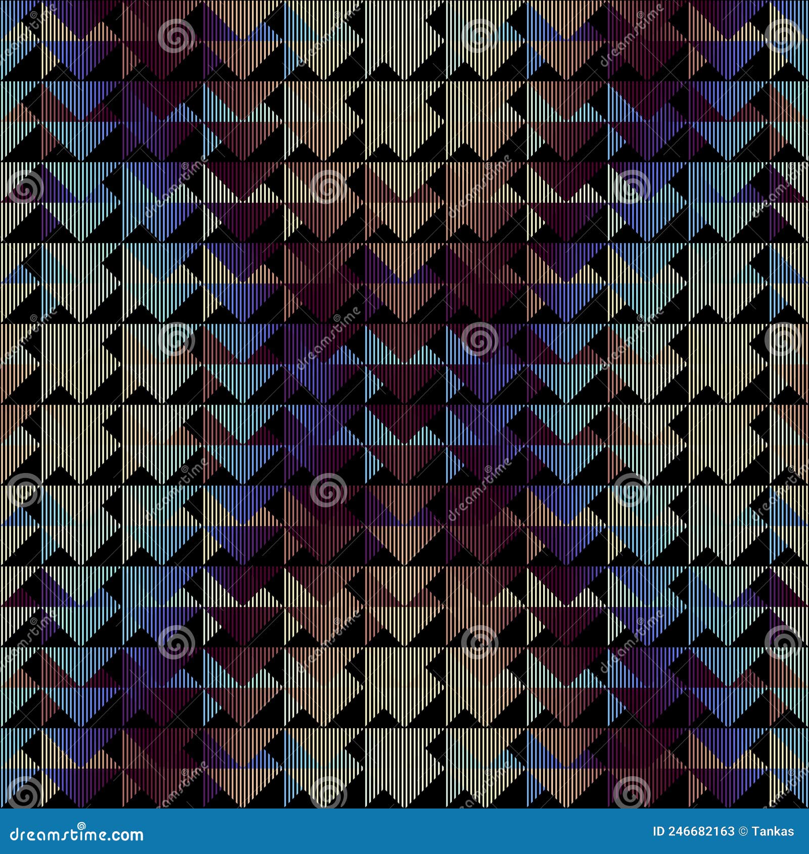 Geometric Abstract Pattern Moire Overlay Style. Abstract Square Texture ...