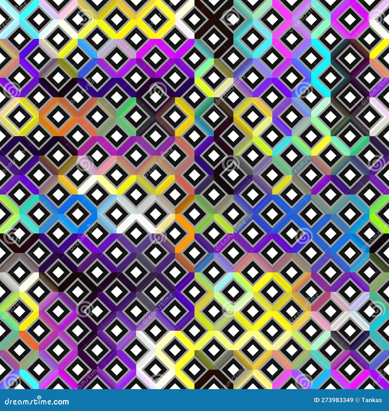Geometric Abstract Pattern Moire Overlay Style. Abstract Square Texture ...