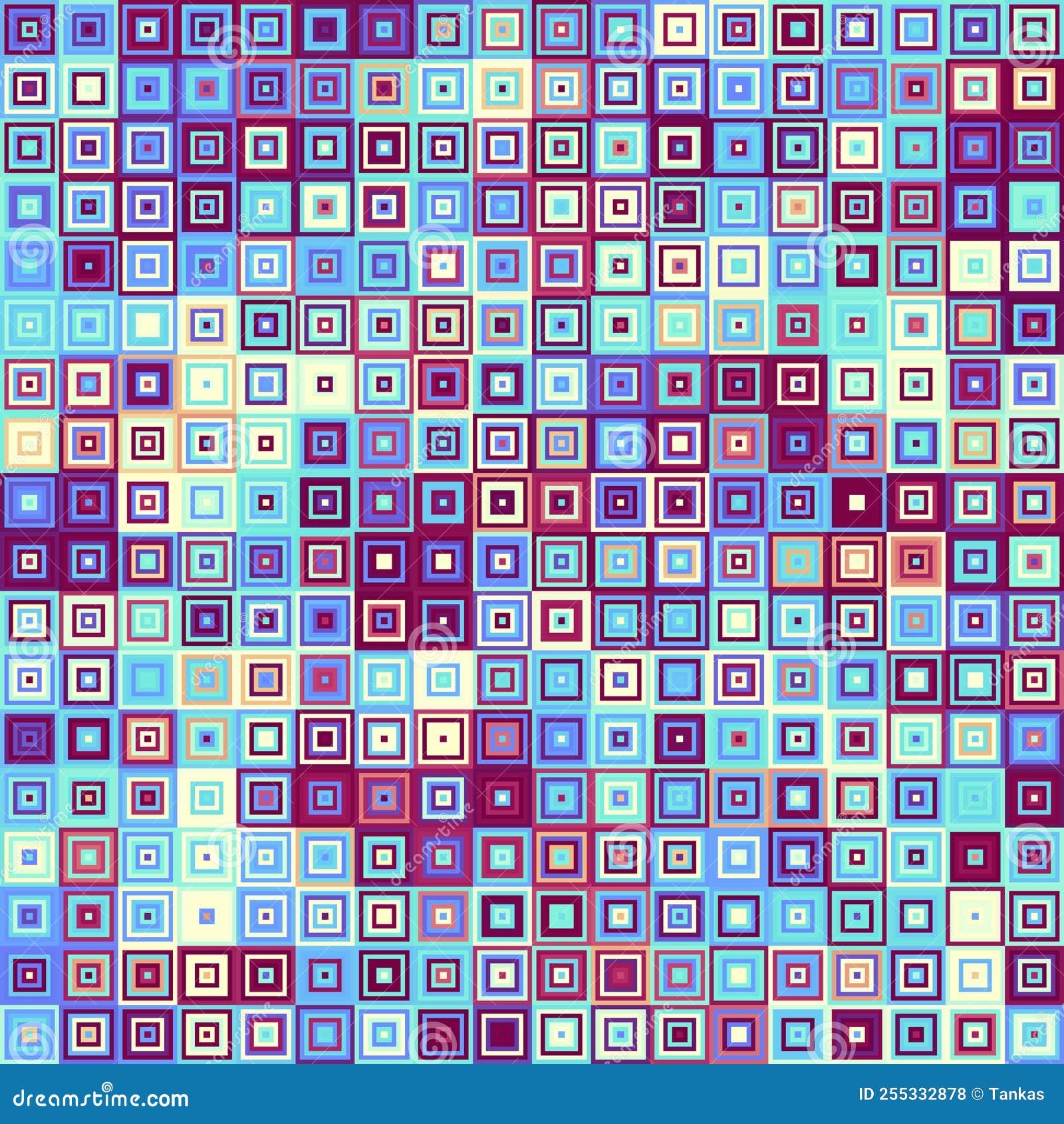 Geometric Abstract Pattern Moire Overlay Style. Abstract Square Texture ...