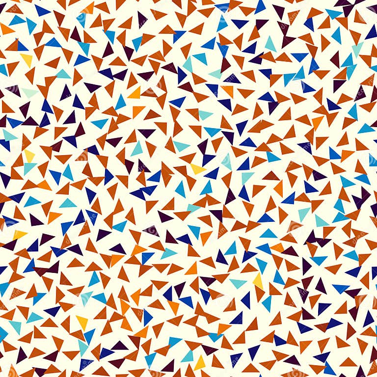 Geometric Abstract Pattern. Random Triangles Pattern Stock Vector ...