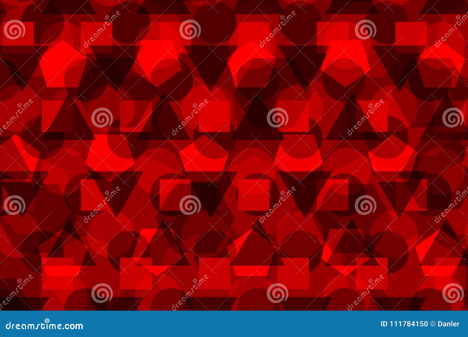 Geometric Background - Red, Stock Vector - Illustration of pattern ...