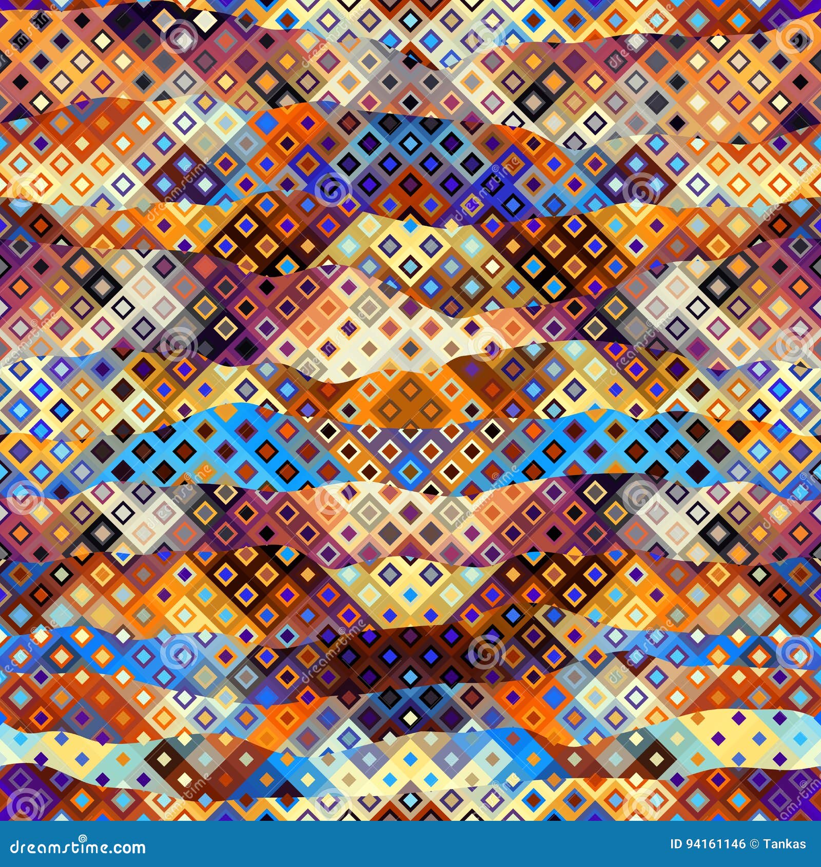 Geometric Abstract Pattern. Stock Vector - Illustration of motley ...