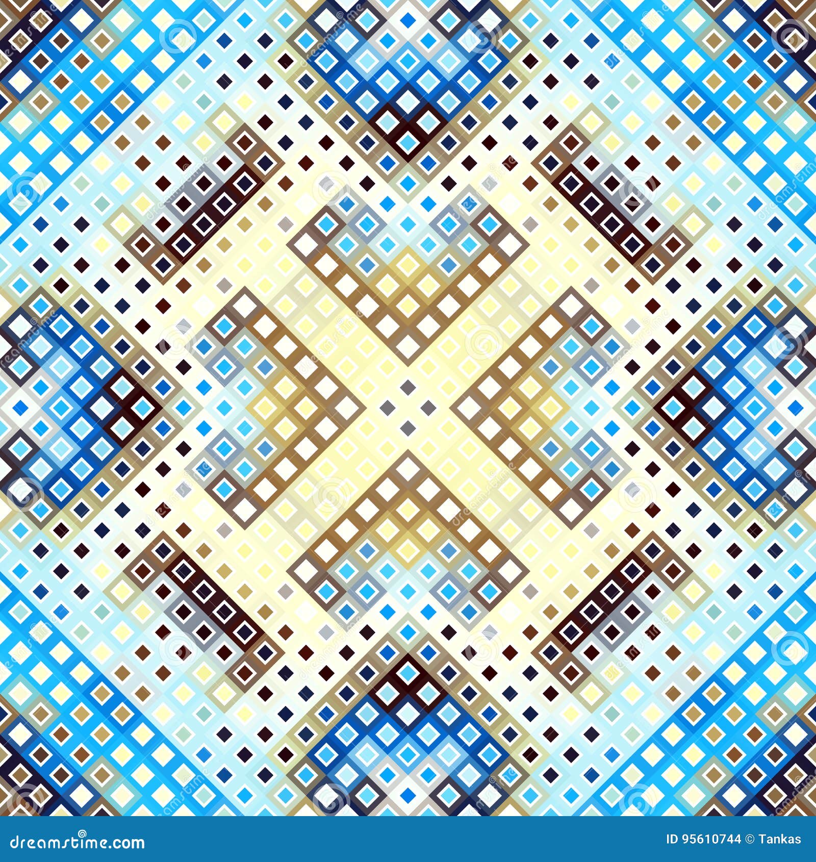 Geometric Abstract Pattern. Stock Vector - Illustration of seam, curve ...