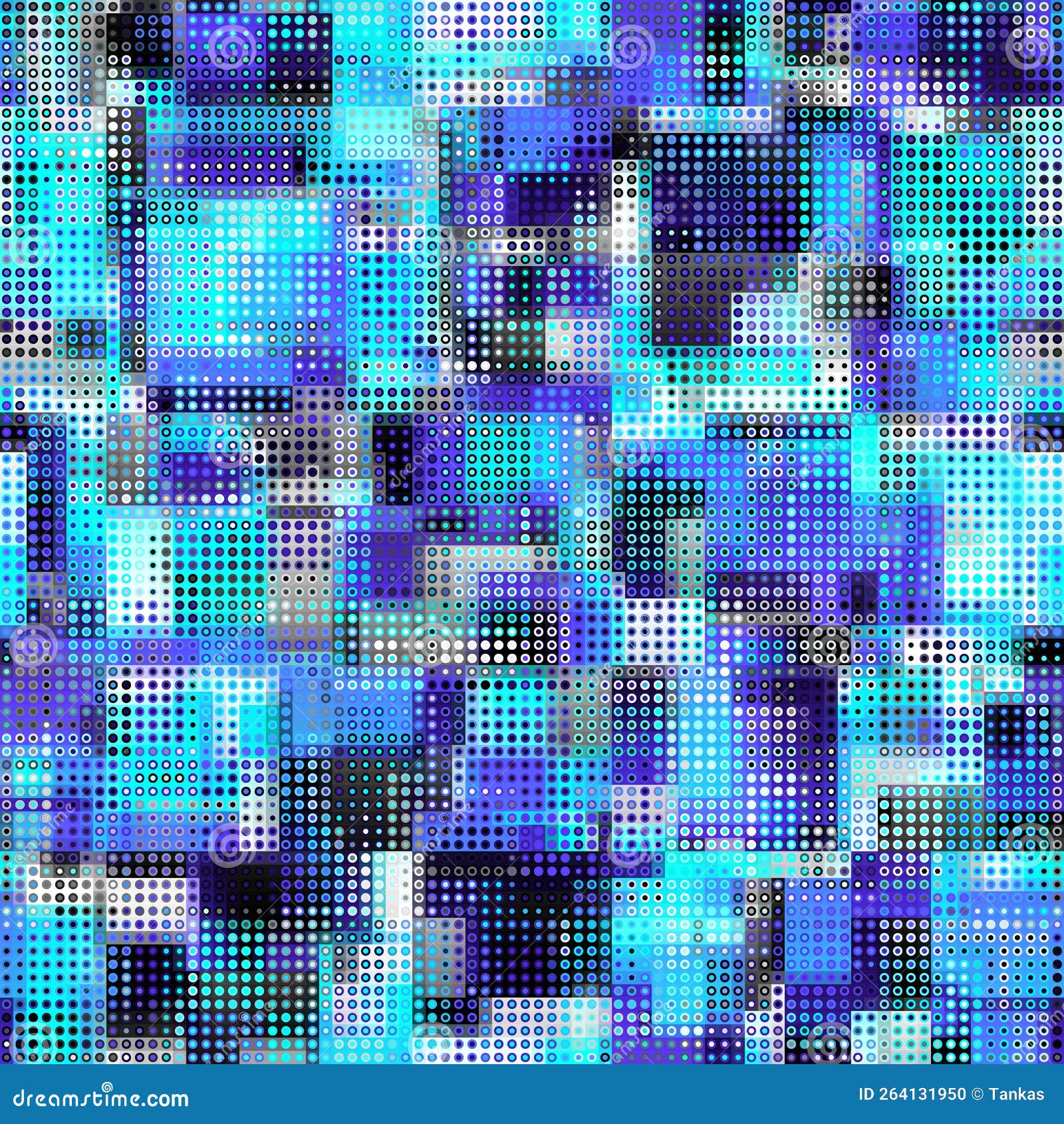 Geometric Abstract Pattern. Seamless Small Dots Pattern Stock ...