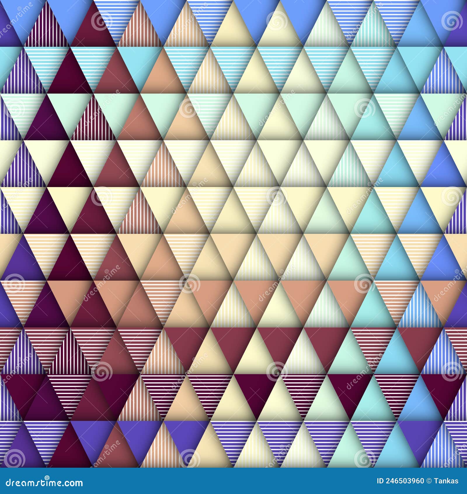 Geometric Abstract Pattern Triangles Style. Abstract Square Texture ...