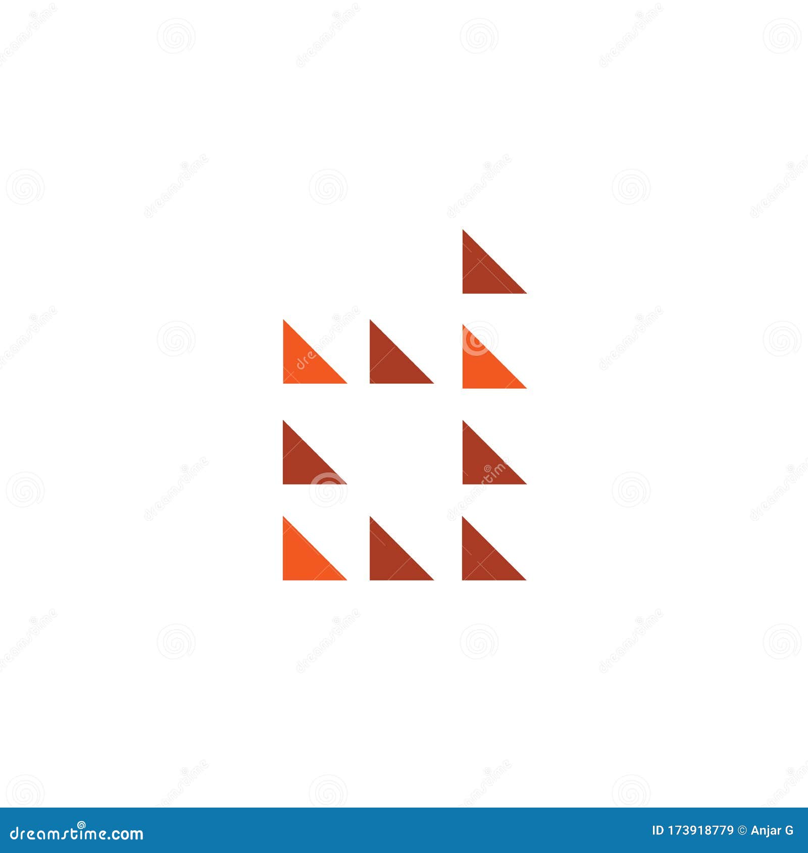 Geometric Abstract Polygonal D Letter Initial Logo Icon Stock Vector ...