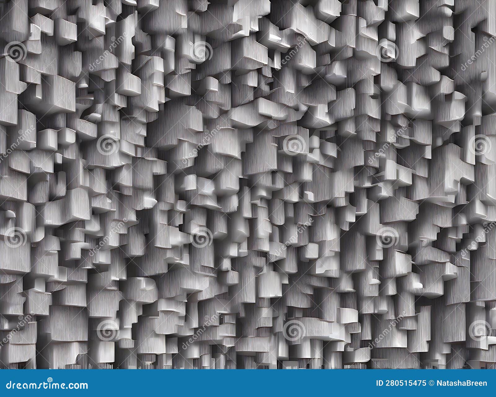 Geometric Abstract with Rectangular Glitter Panels. Stock Illustration ...