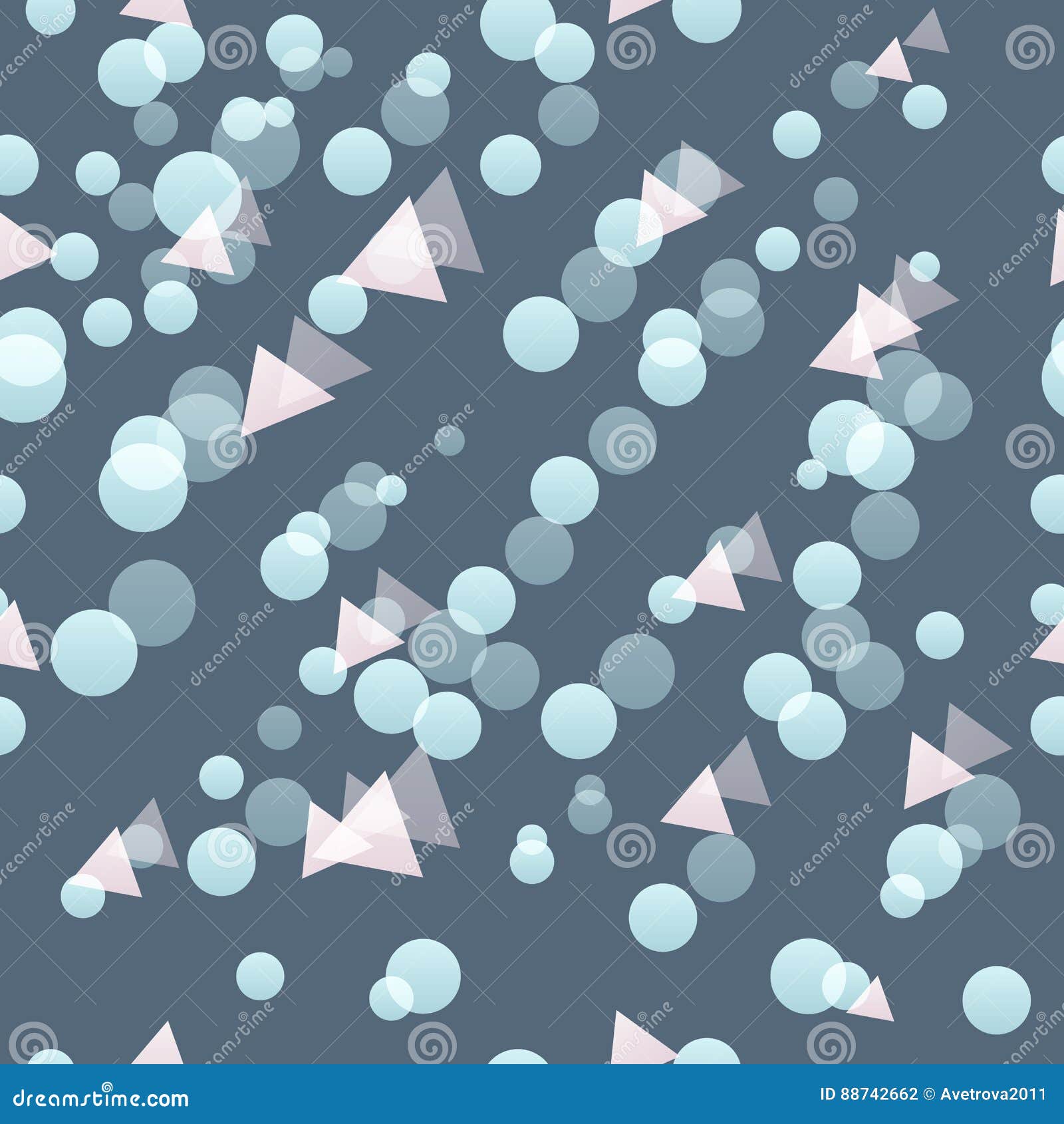 Geometric Abstract Seamless Background. Repeating Bokeh Pattern with ...