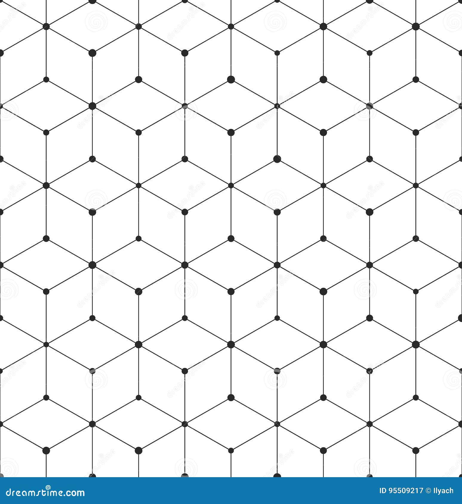 Geometric Abstract Seamless Pattern Cube Lines Background Texture Stock ...