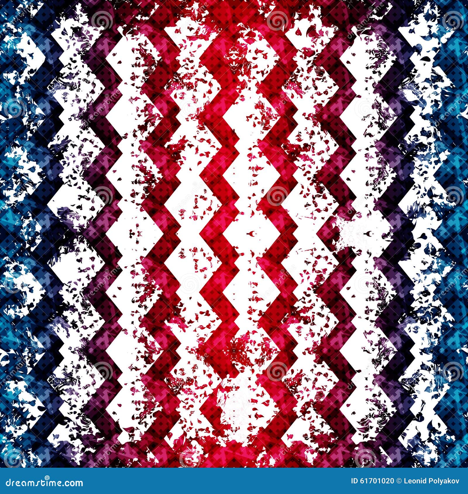 Geometric Abstract Seamless Pattern Grunge Effect Stock Vector ...