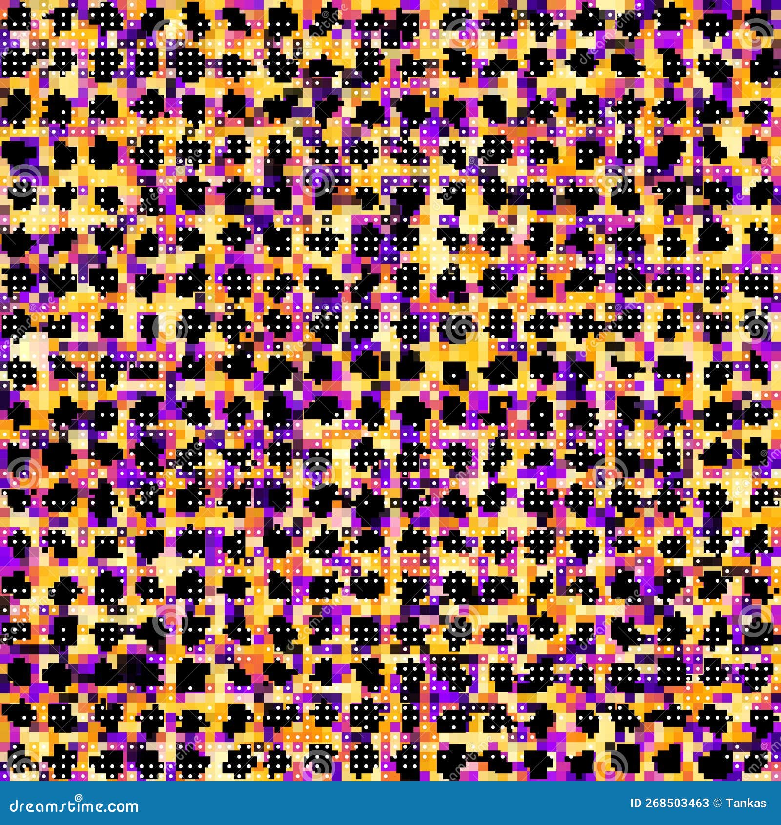 Geometric Abstract Seamless Pattern in Low Poly Style. Stock Vector ...