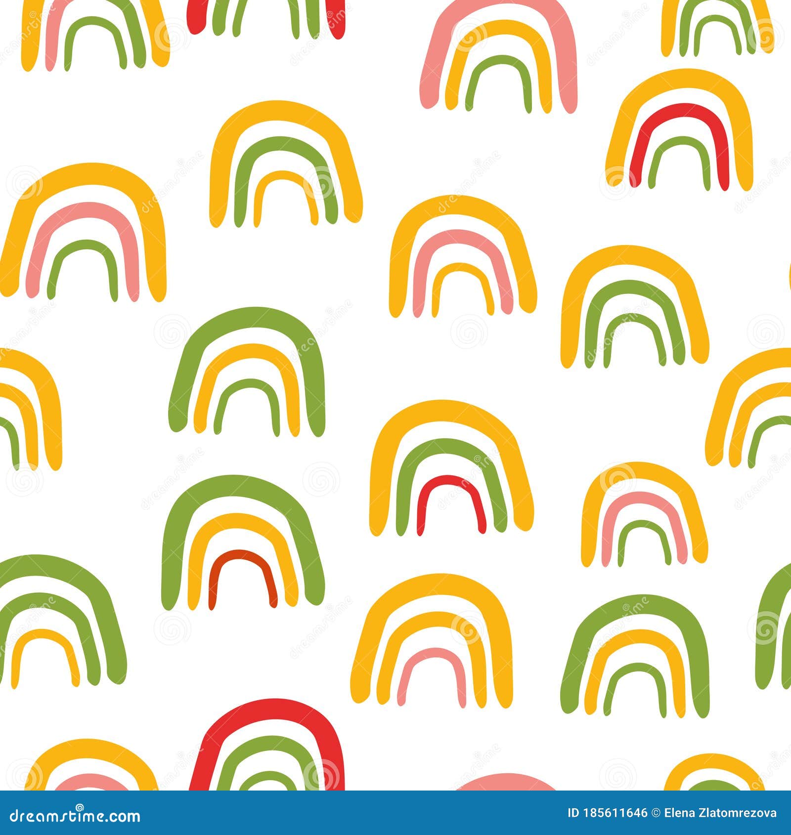 Yellow Rainbow Ball Background Vector Illustration | CartoonDealer.com ...