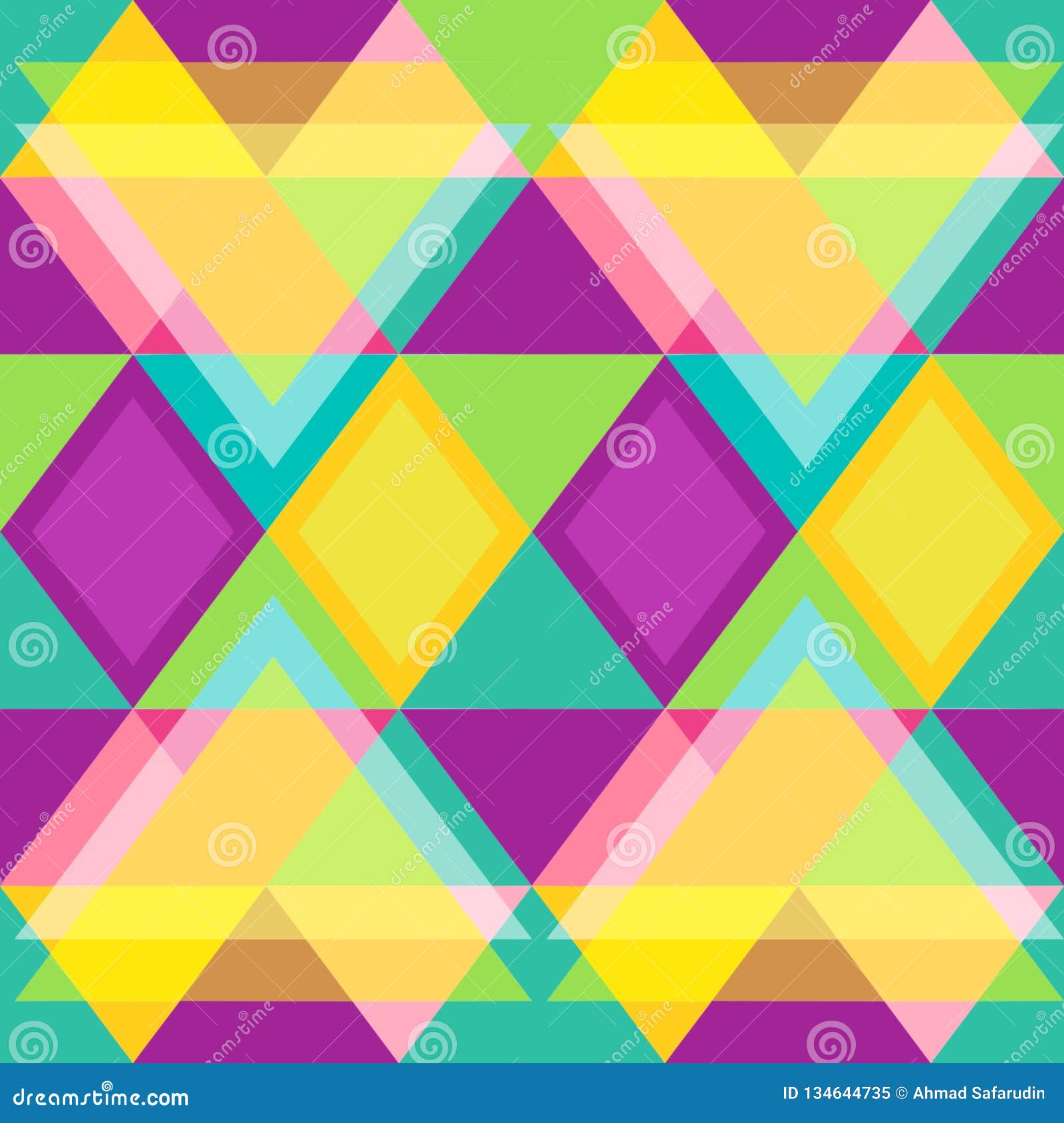 Geometric Abstract Seamless Triangle Pattern Multicolor Vector ... Geometric Abstract Seamless Triangle Pattern Multicolor Vector ...