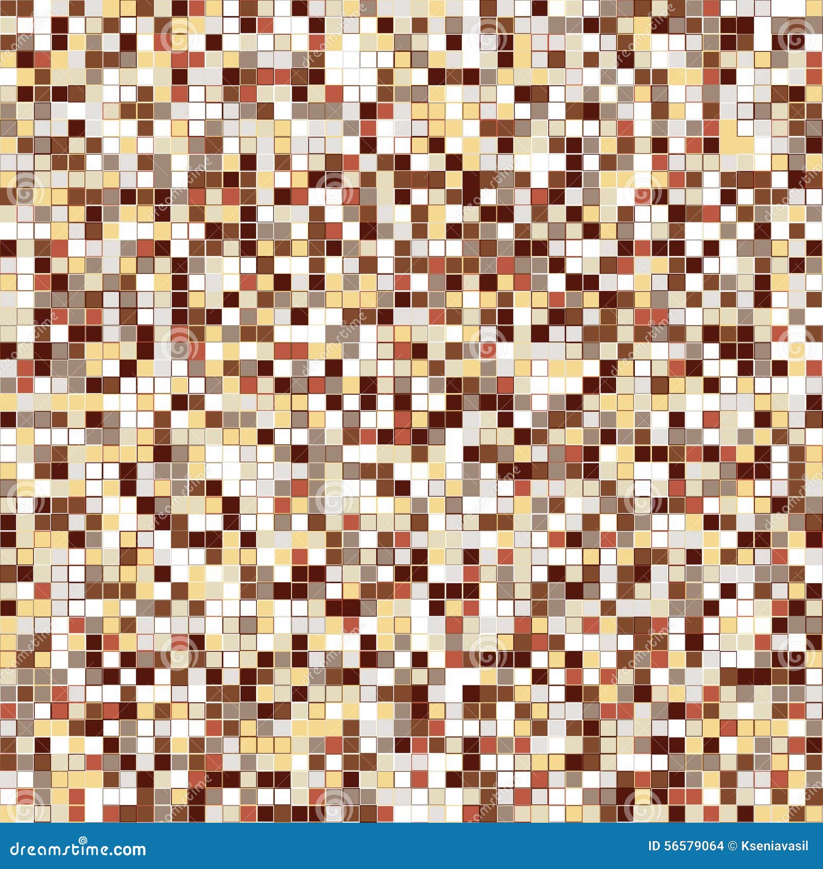 Geometric Abstract Squares Seamless Pattern Stock Vector - Illustration ...