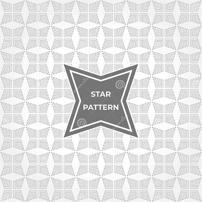 Geometric Abstract Star Pattern Background Stock Vector - Illustration ...