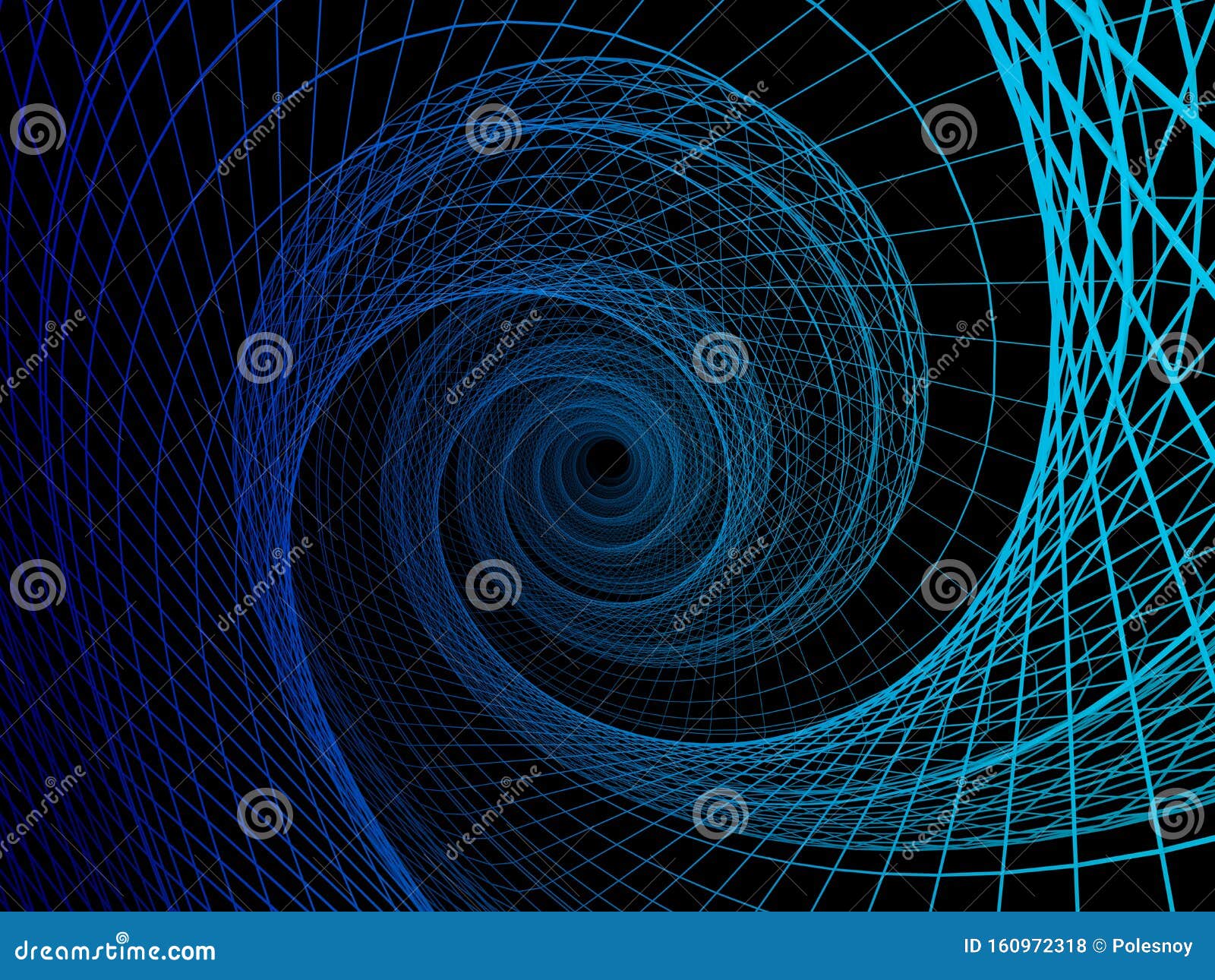 Geometric Abstract Technology and Science Background. 3D Stock ...