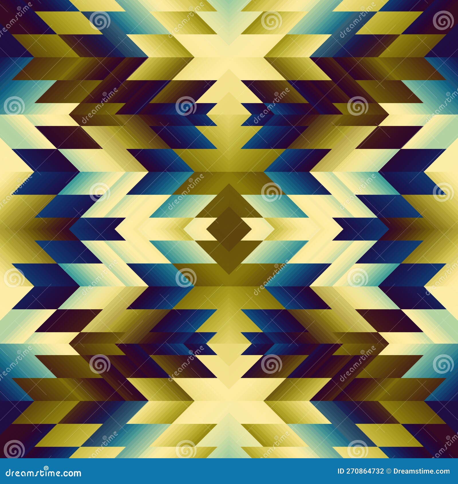 Geometric Abstract Triangles Pattern. Seamless Vector Image. Stock ...