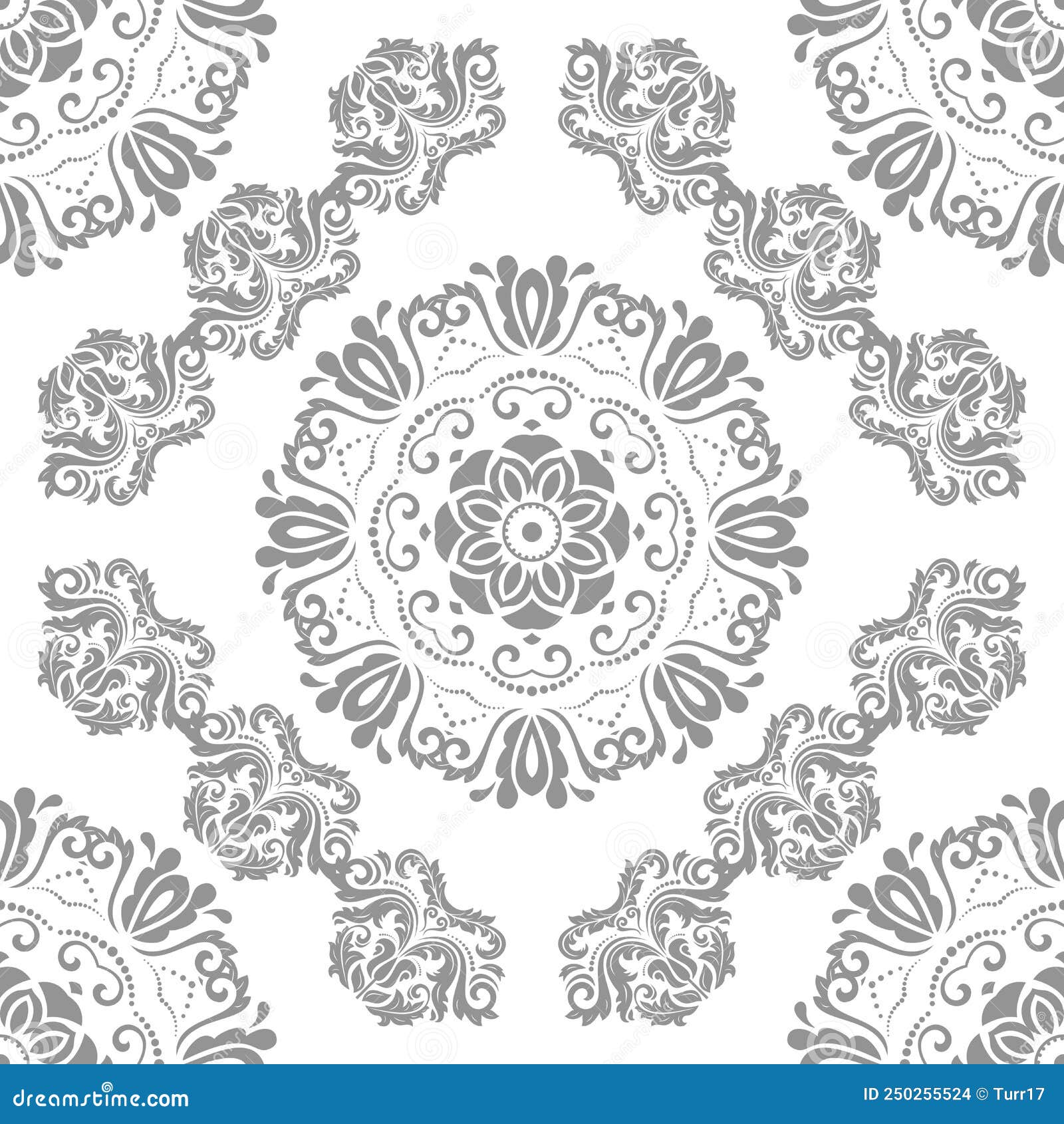 Seamless Vector Abstract Pattern with Octagonal Shapes Stock ...