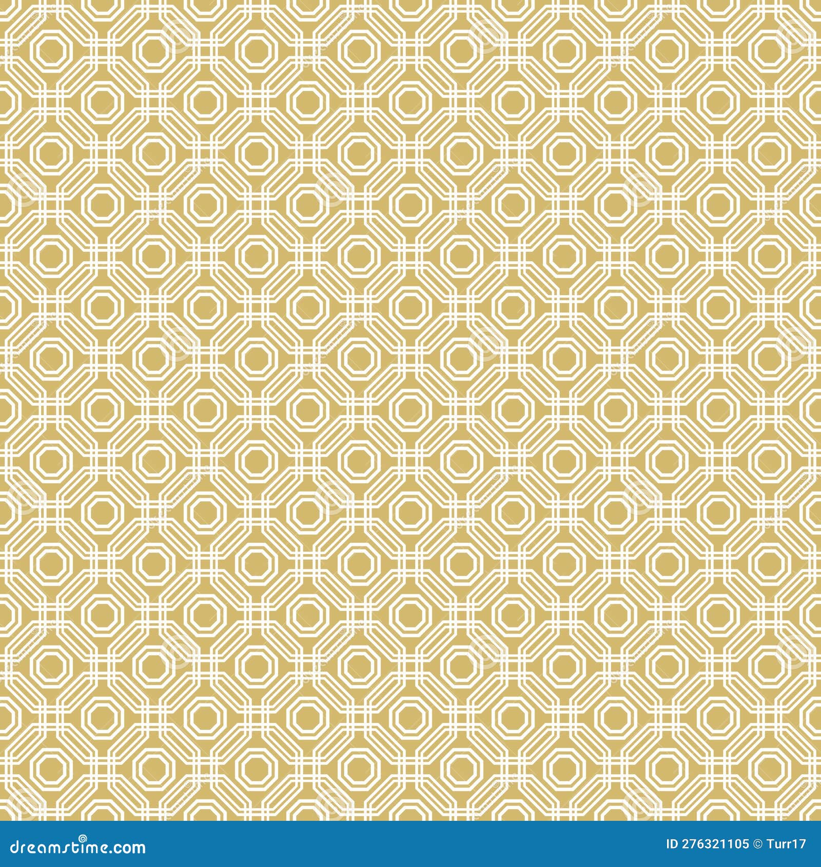 Seamless Vector Abstract Pattern with Octagonal Shapes Stock ...
