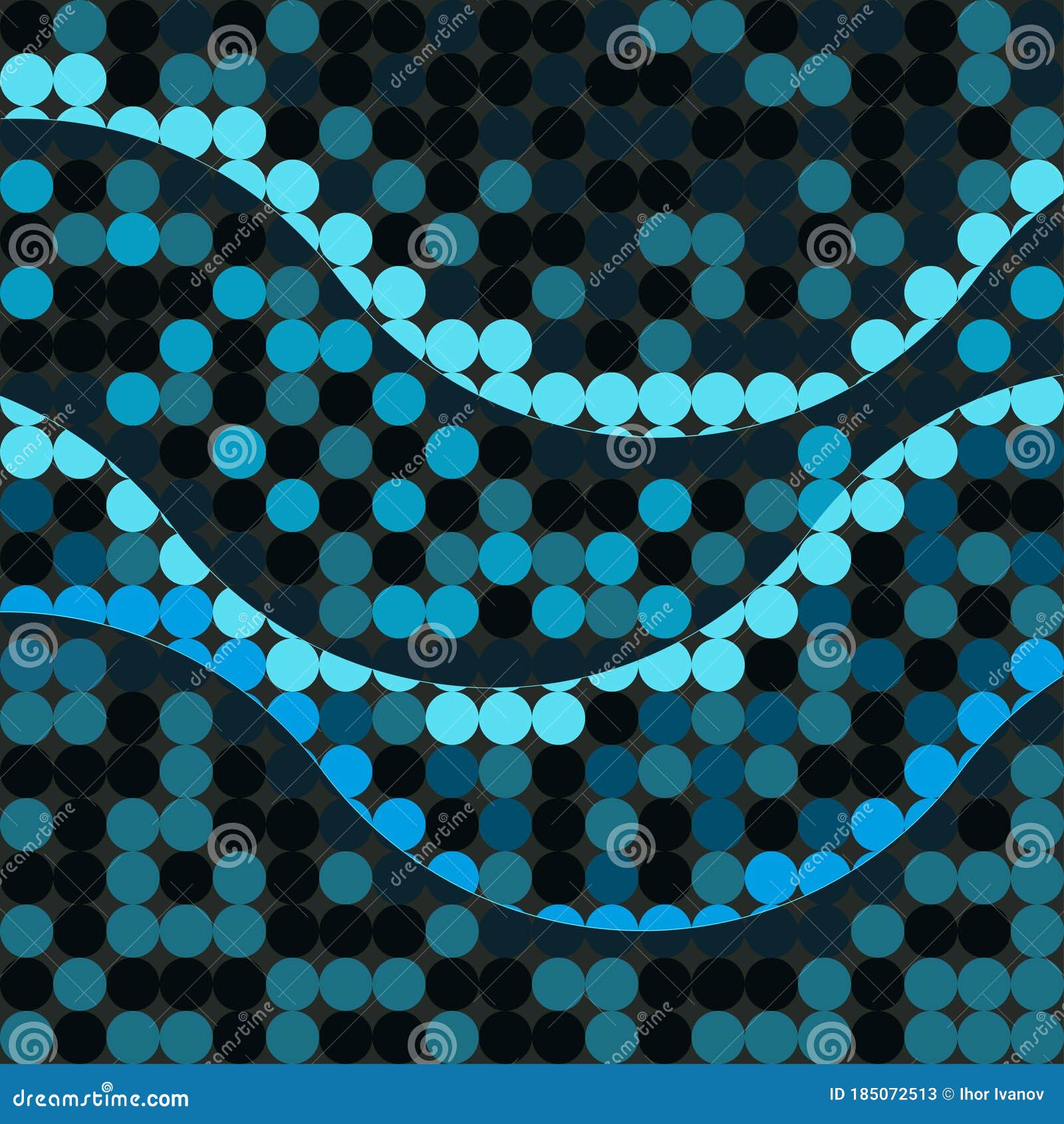 Geometric Abstract Waves Background, Poster Design, Simple Shapes Stock ...