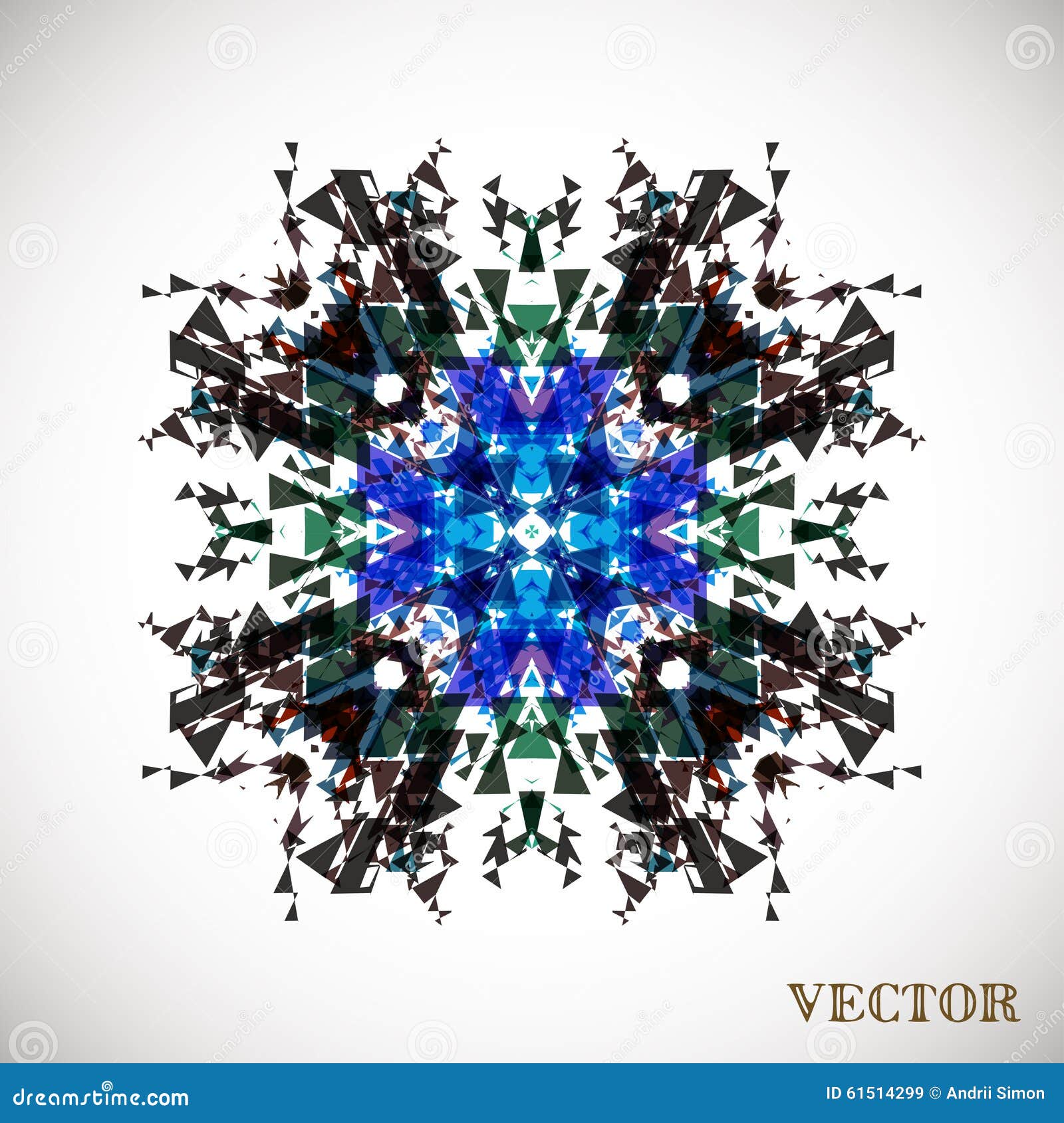 Geometric arabic pattern stock vector. Illustration of circle - 61514299