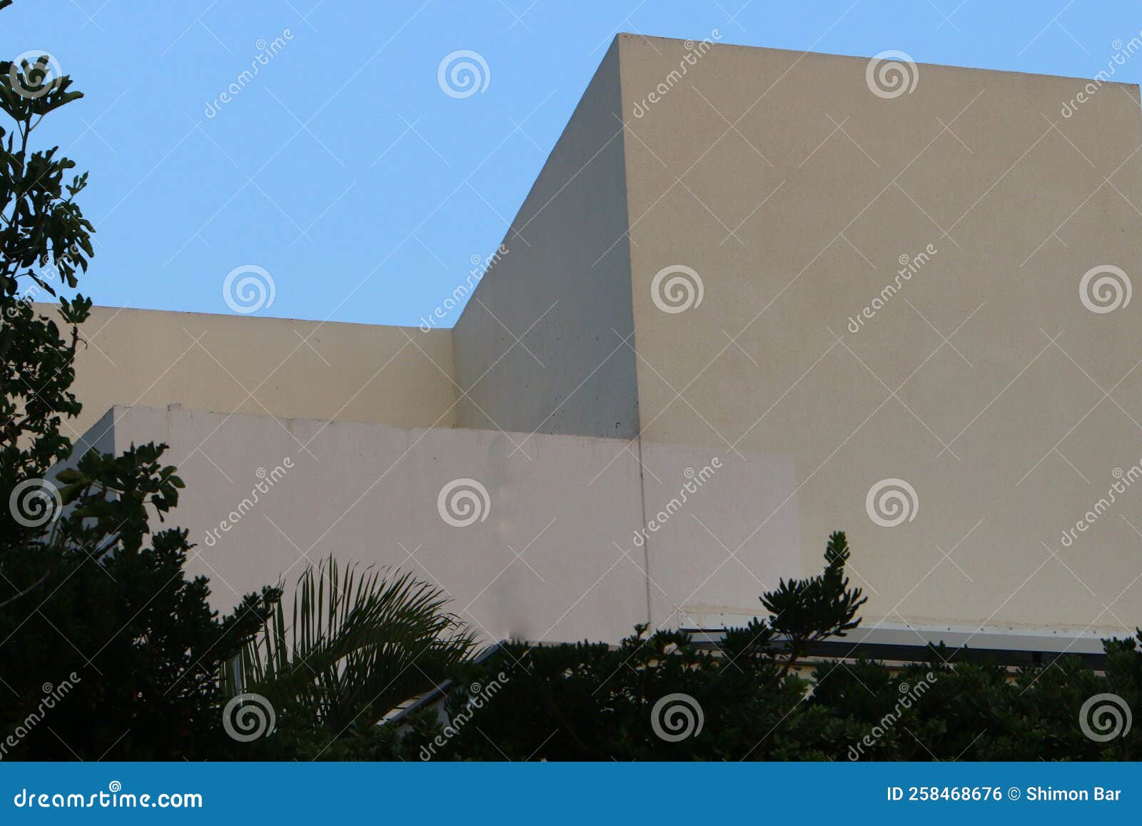 Geometric Architectural Details in the Construction of Buildings and Structures in Israel. Stock ...