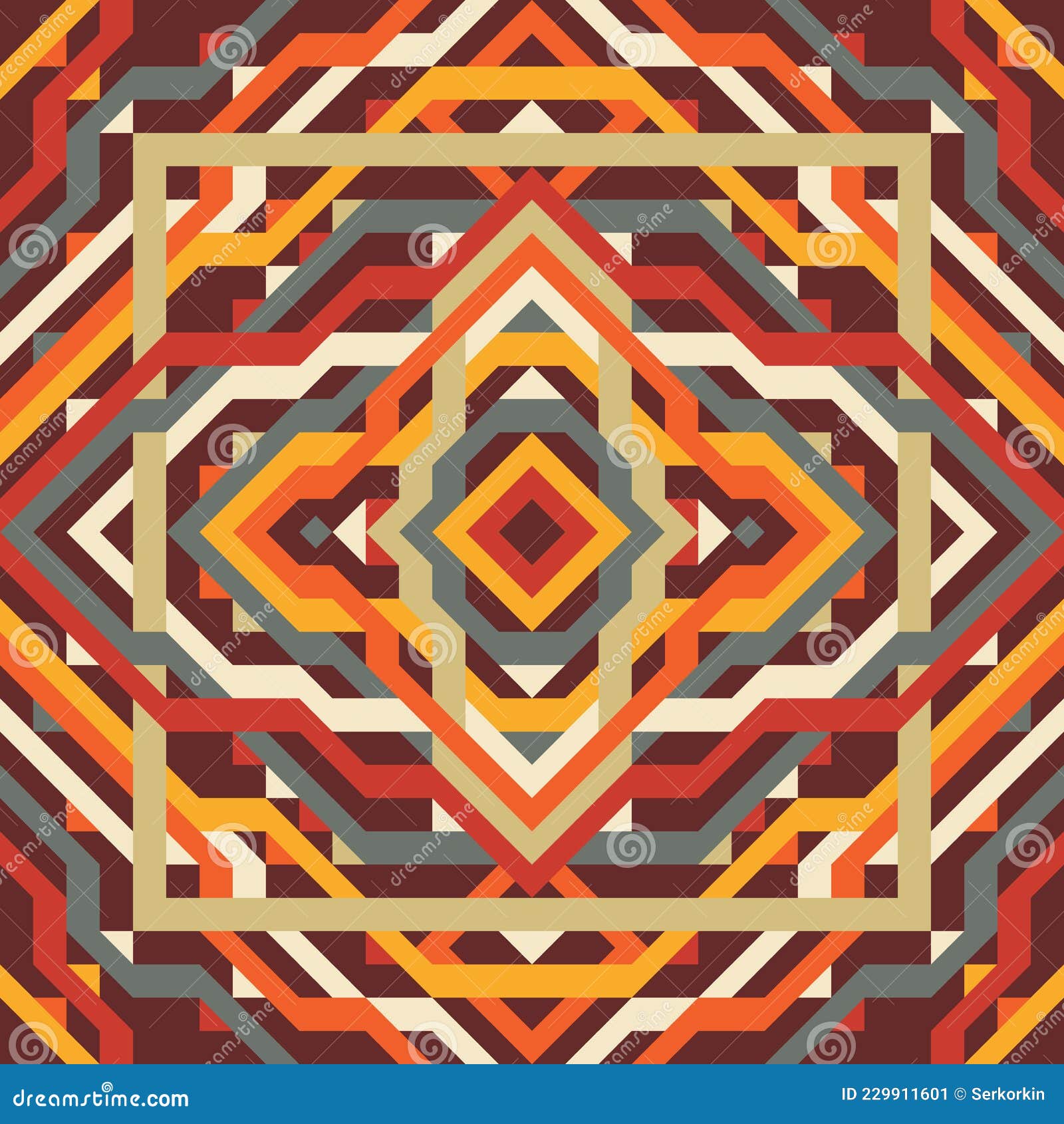 Geometric Background Banner Design. Abstract Artwork Seamless Pattern ...