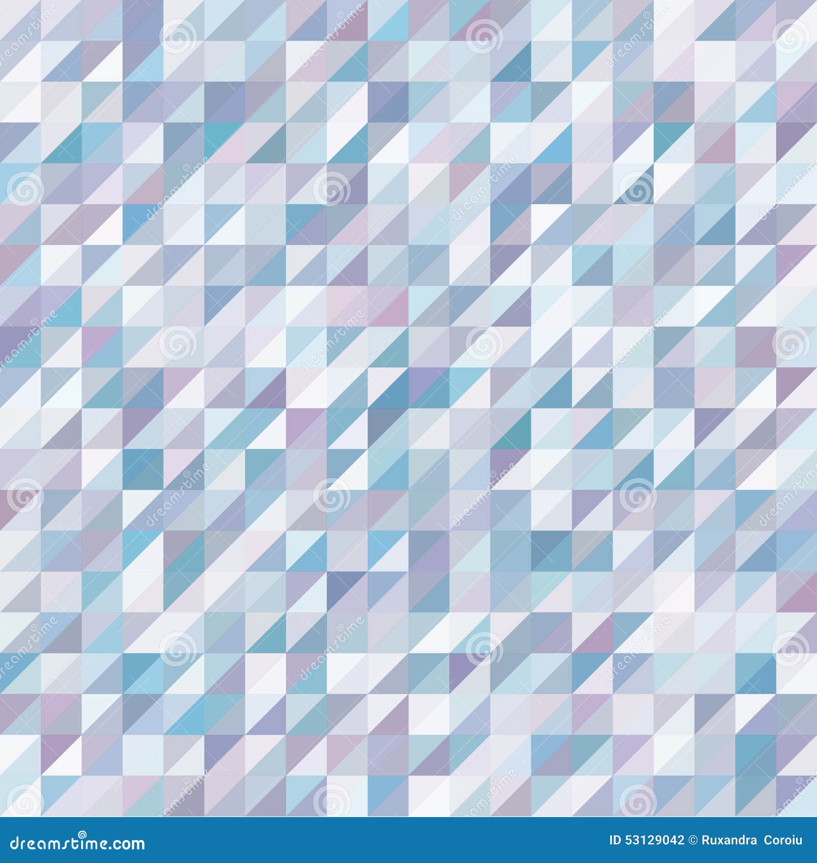 Geometric Background with Blue and Purple Random Colored Triangles ...