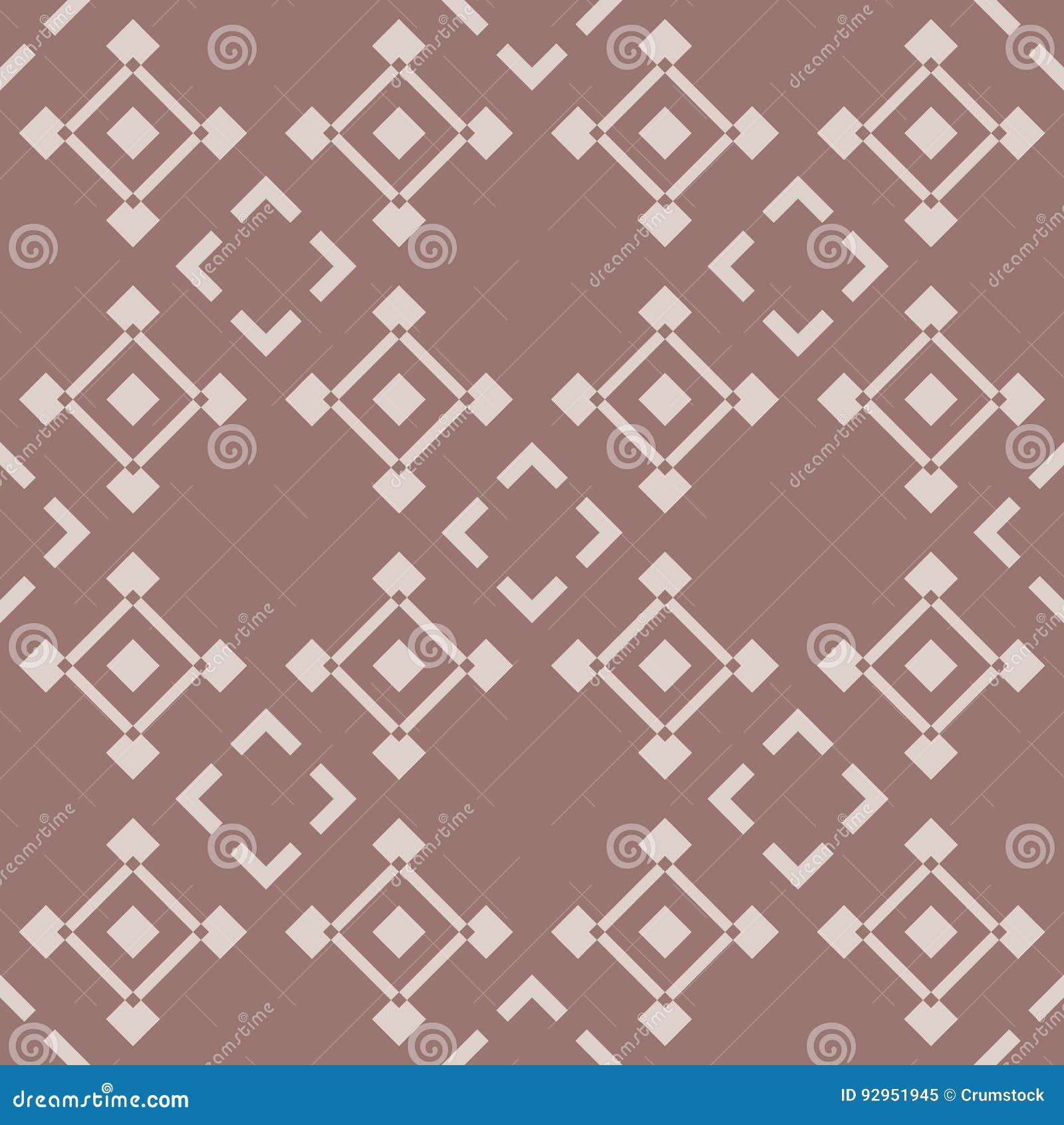 Geometric Background. Brown Seamless Wallpaper Stock Vector ...