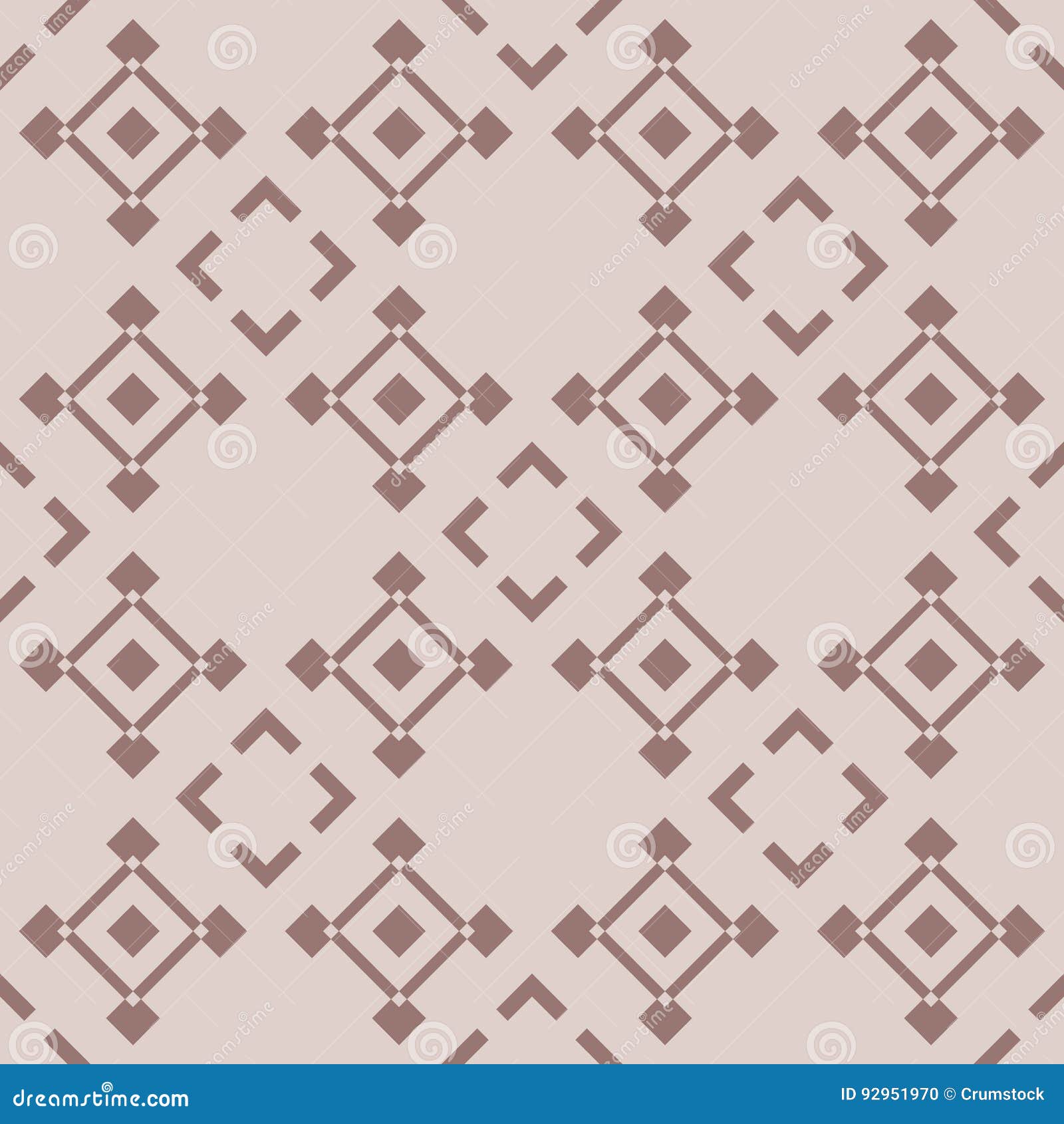 Geometric Background. Brown Seamless Wallpaper Stock Vector ...