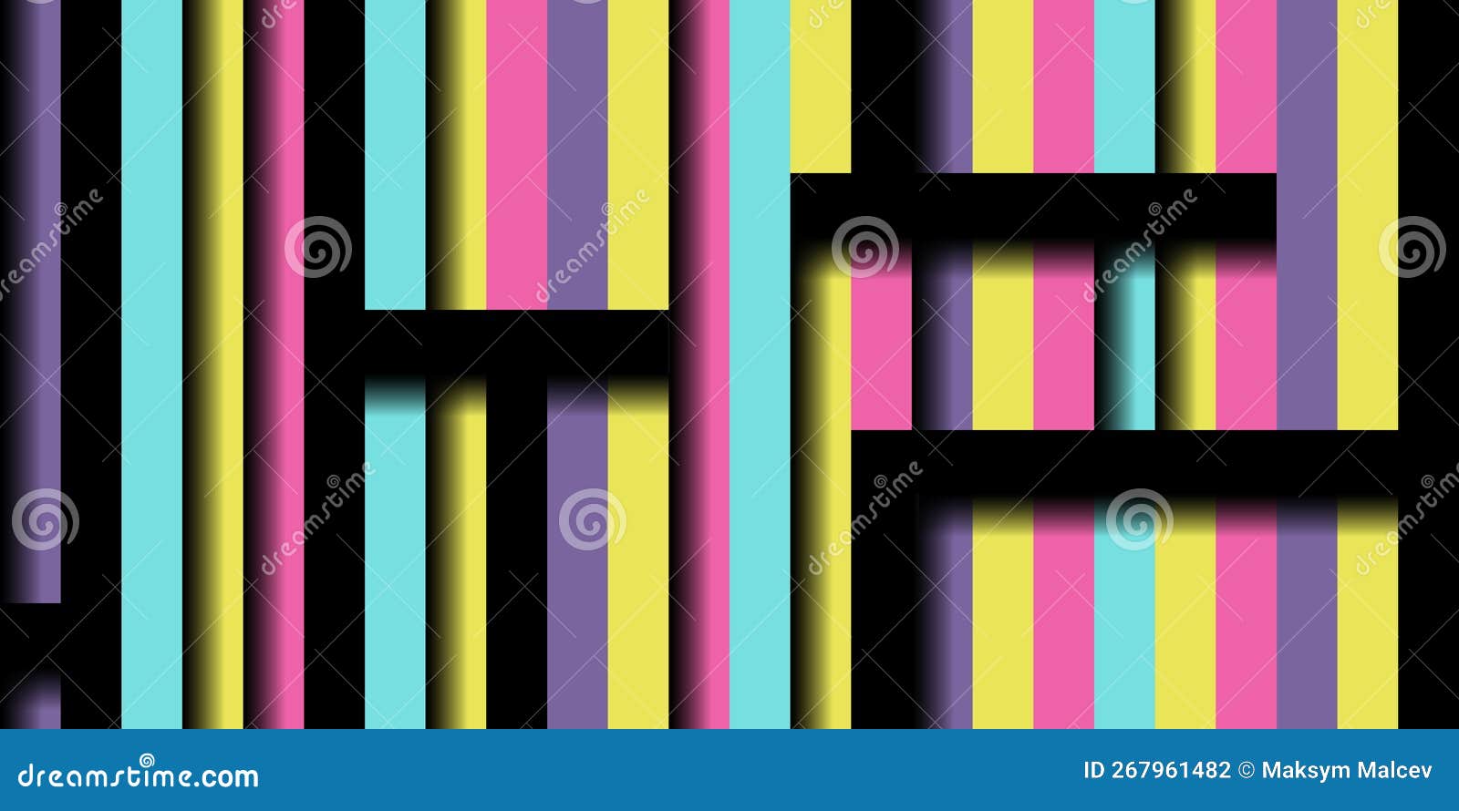 Geometric Background with Color Stripes Pattern. Abstract Wallpaper ...