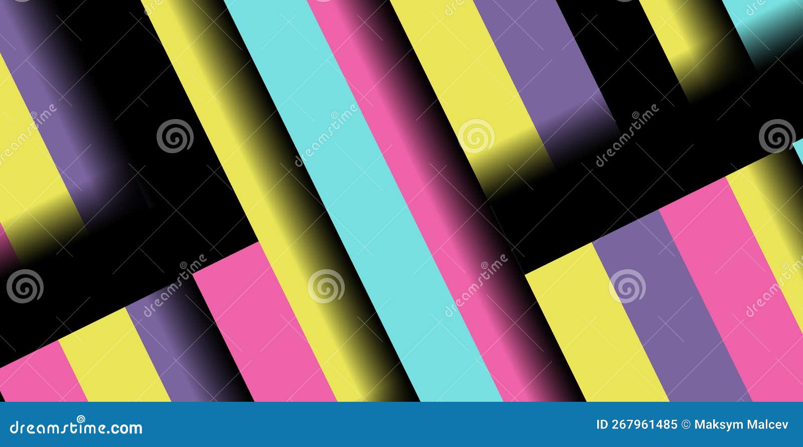 Geometric Background with Color Stripes Pattern. Abstract Wallpaper ...
