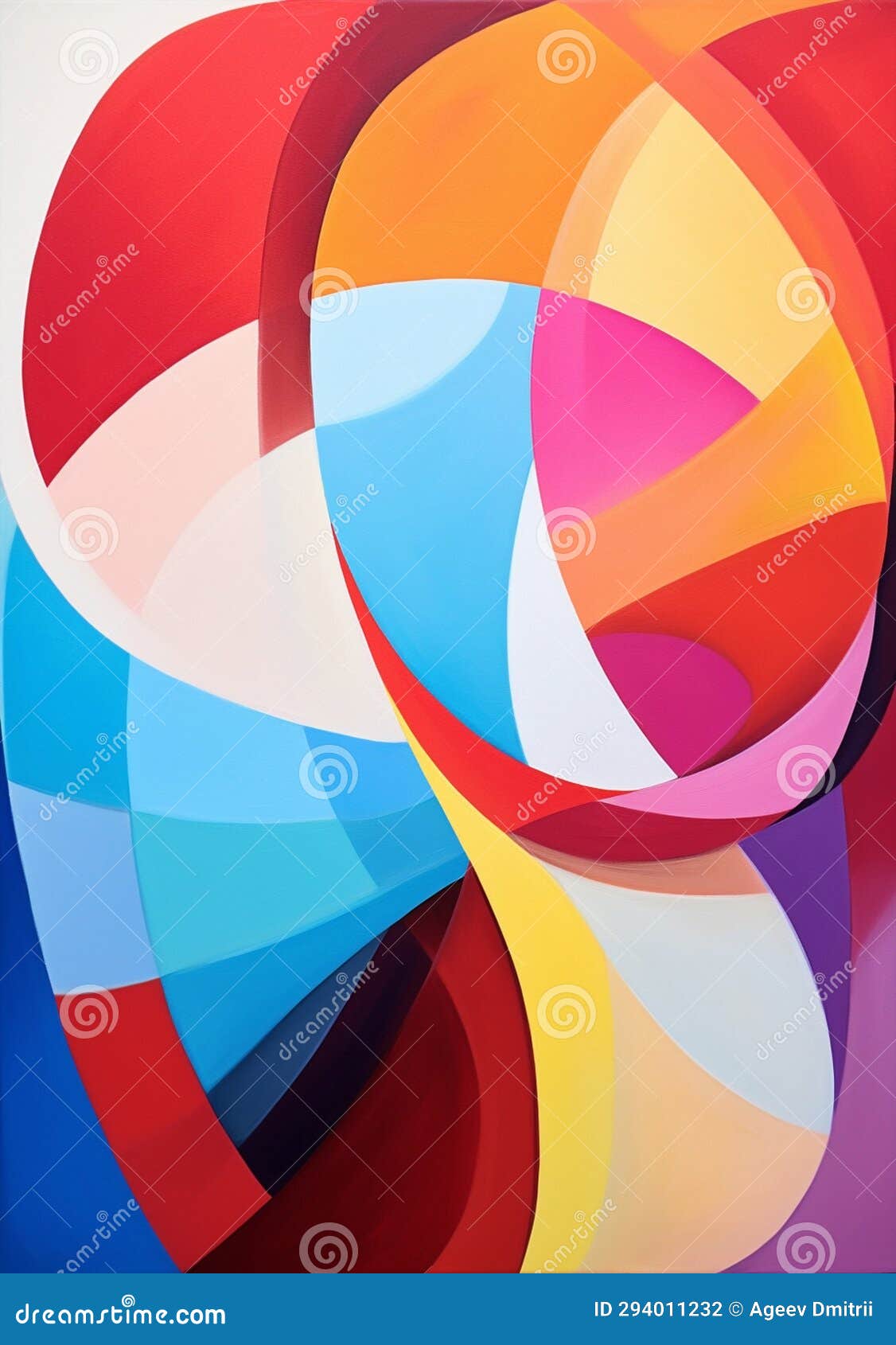 Geometric Background Creative Colour Modern Abstract Shape Stock ...