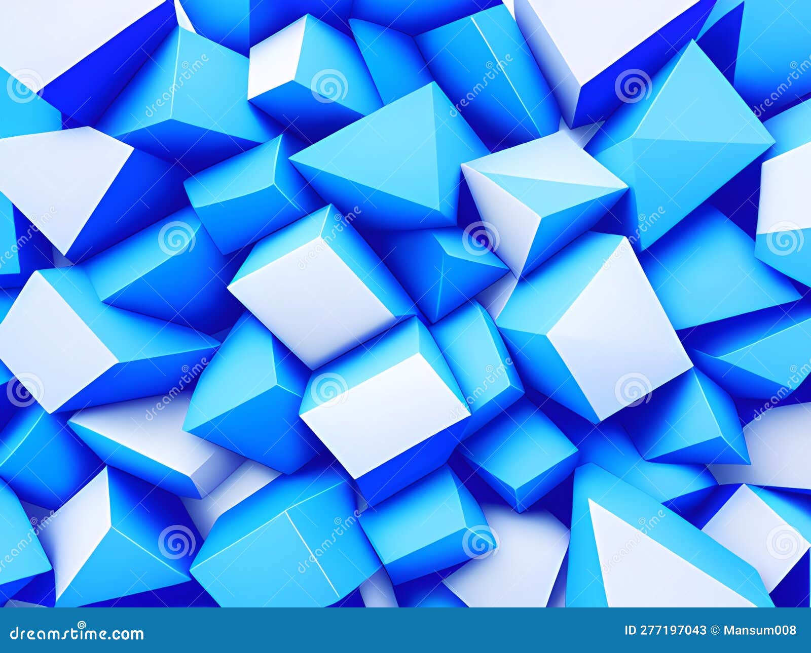 Geometric Background with Cubes. Illustration, AI Generated Stock ...