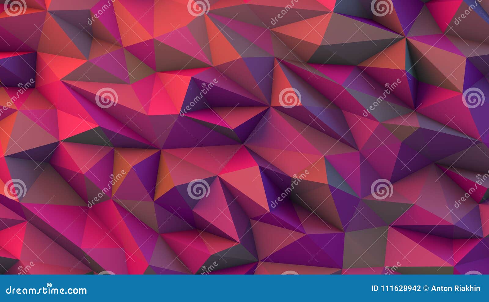 Geometric Background Made of Sharp Forms with Trendy Colors, Gen Stock ...